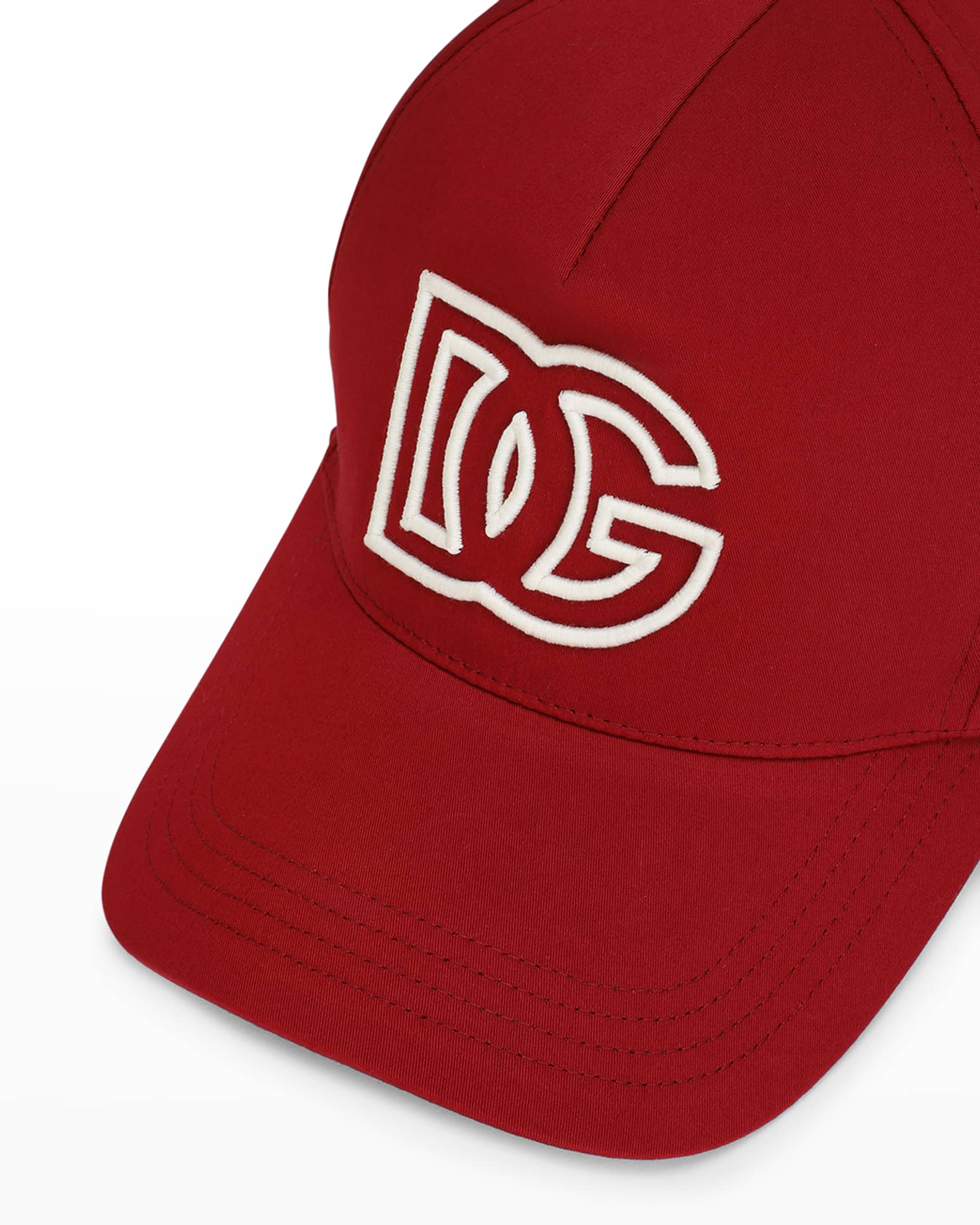 Dolce&Gabbana Men's Embroidered DG-Logo Baseball Hat | Neiman Marcus