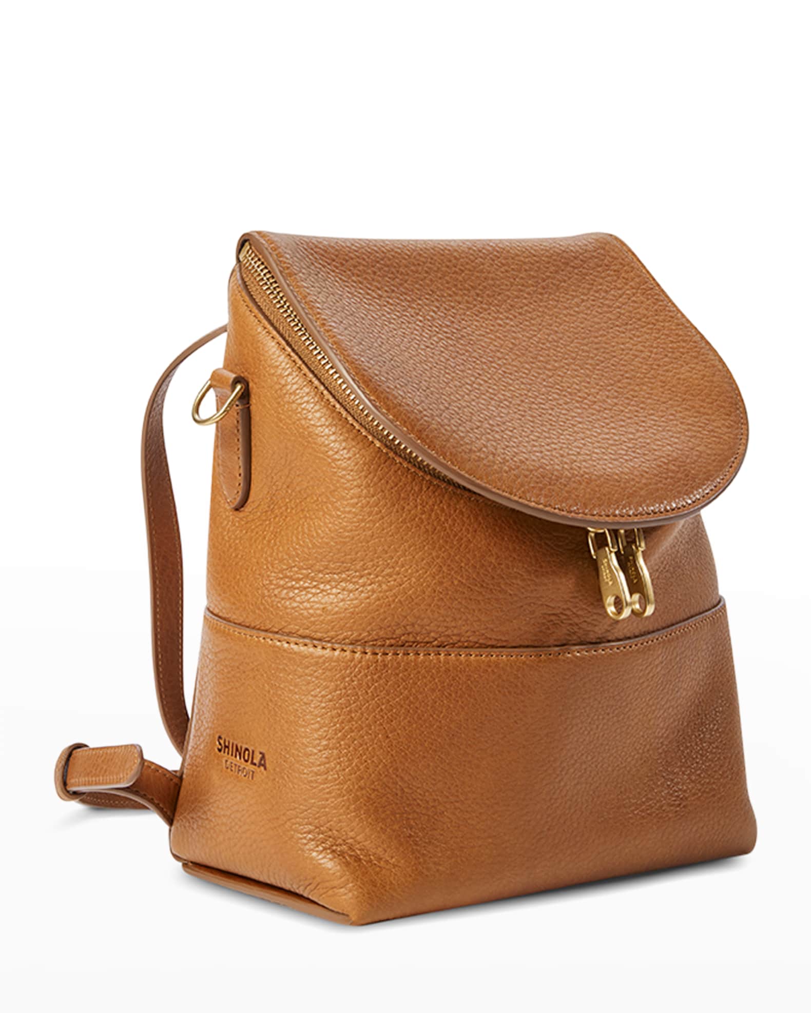 Shinola The Mini Pocket Zip Convertible Backpack | Neiman Marcus