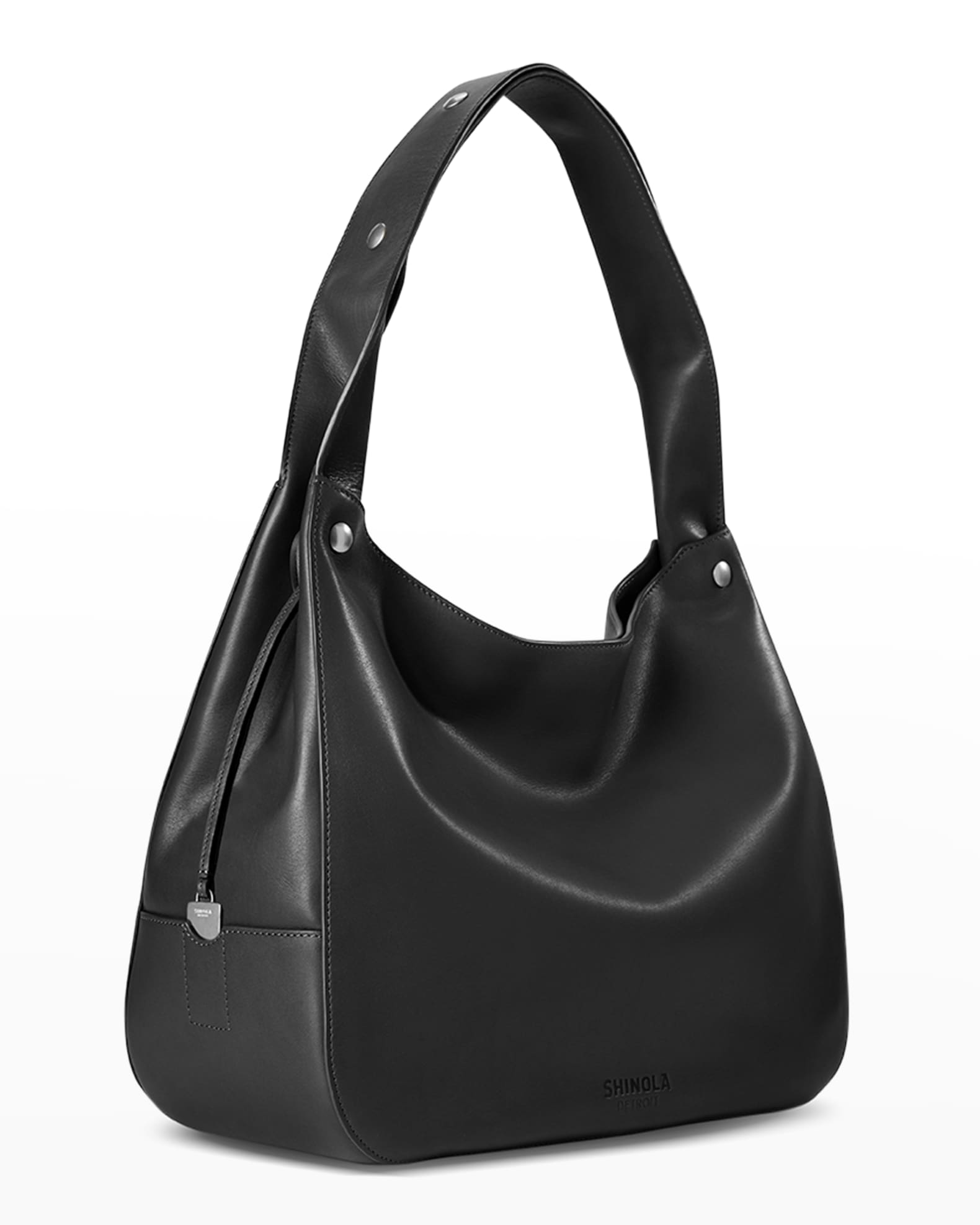 Shinola The Snap Leather Shoulder Bag | Neiman Marcus