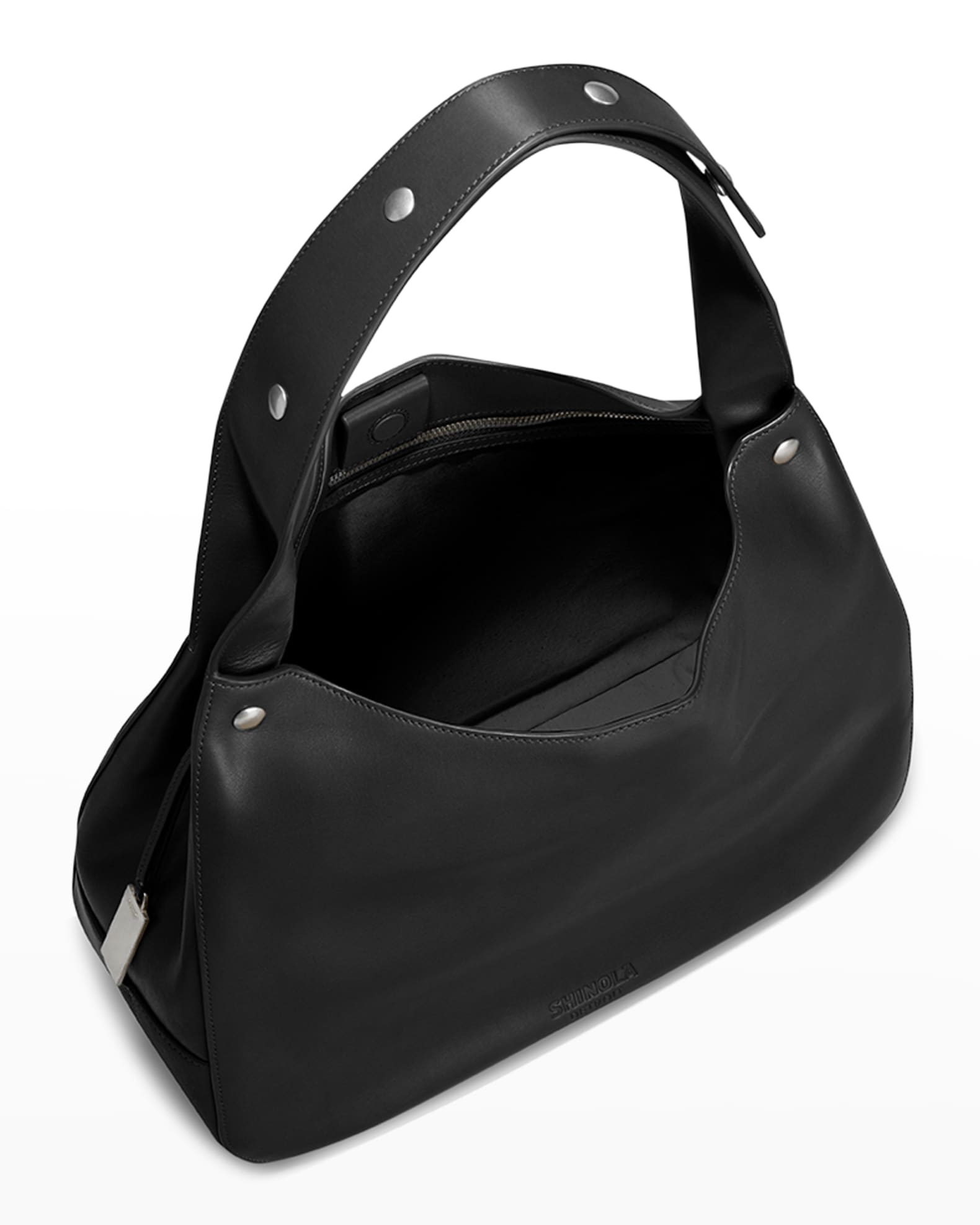 Shinola The Snap Leather Shoulder Bag | Neiman Marcus