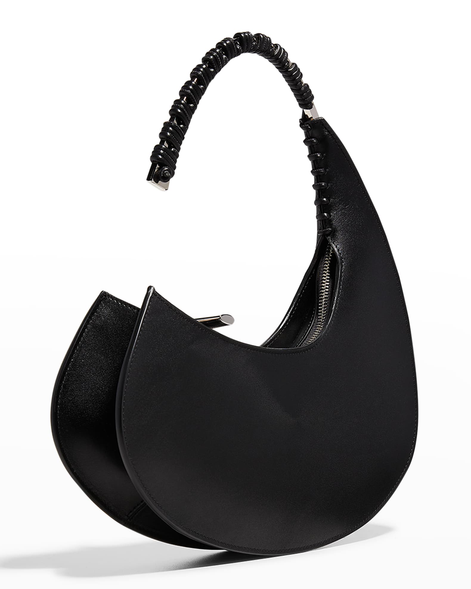 Benedetta Bruzziches Raffaella Leather Suspended Top-Handle Bag ...