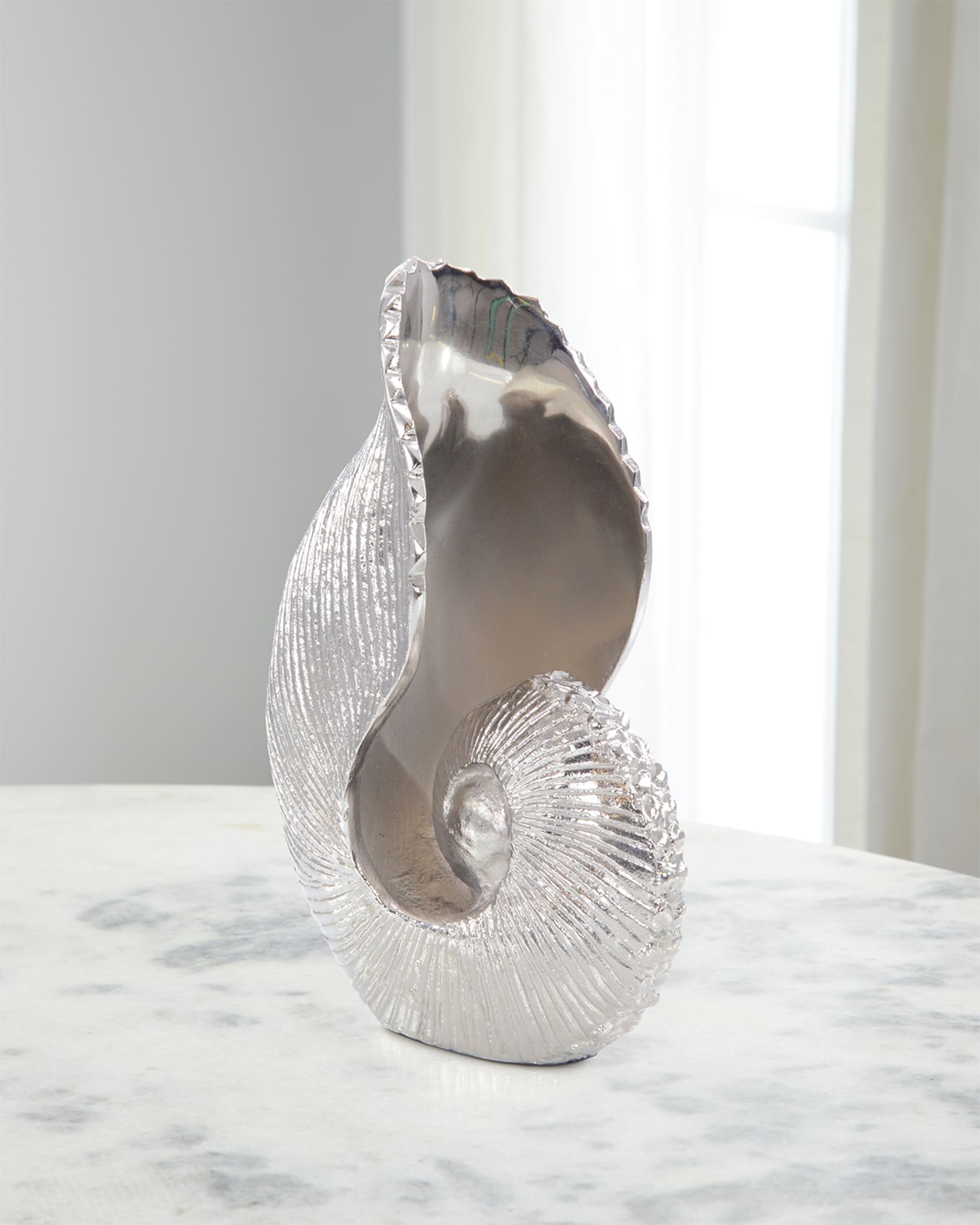 John-Richard Collection Nautilus Seashell Sculpture | Neiman Marcus
