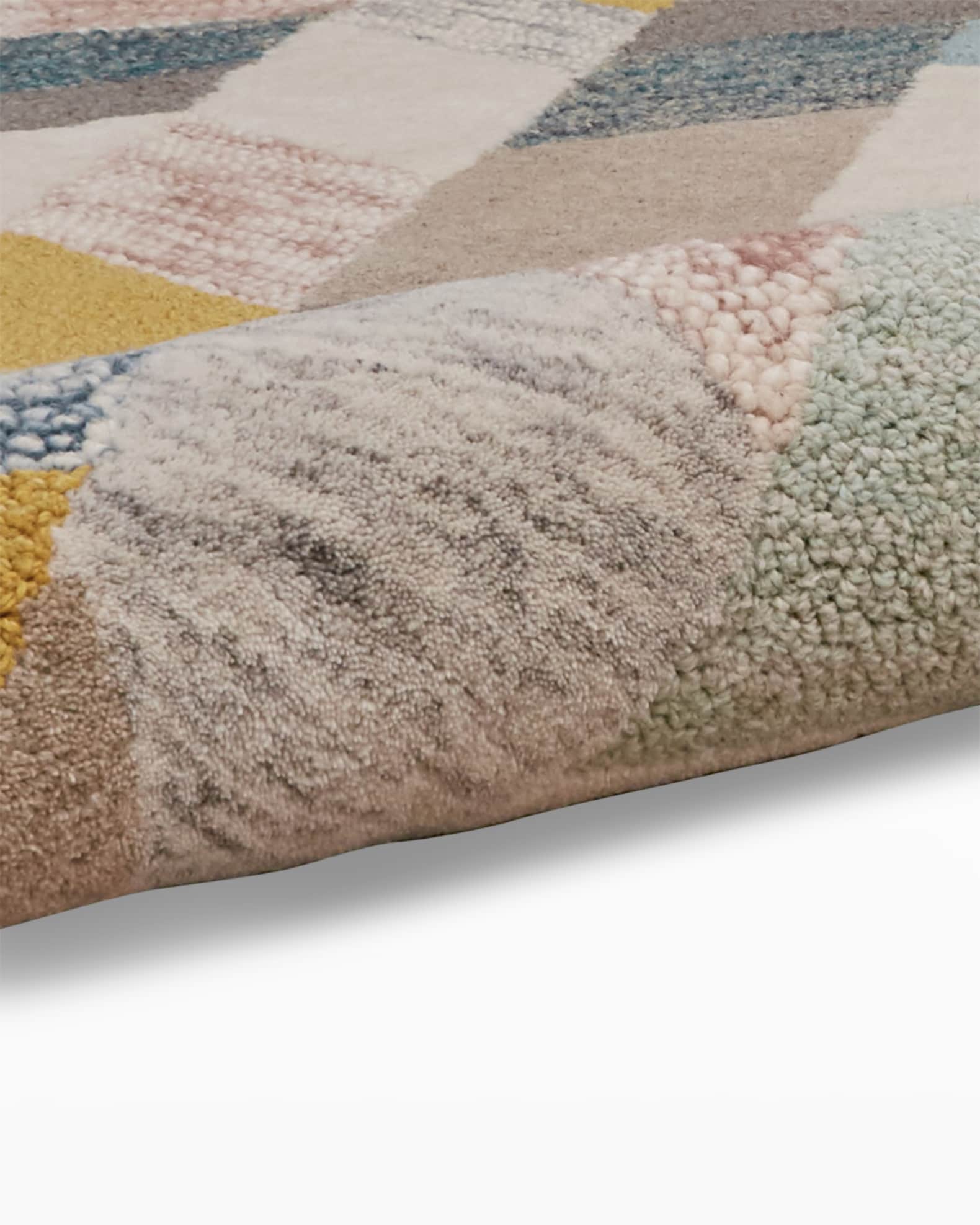 Weave & Wander Binada Graphic Chevron Tufted Rug, 5' x 8' | Neiman Marcus