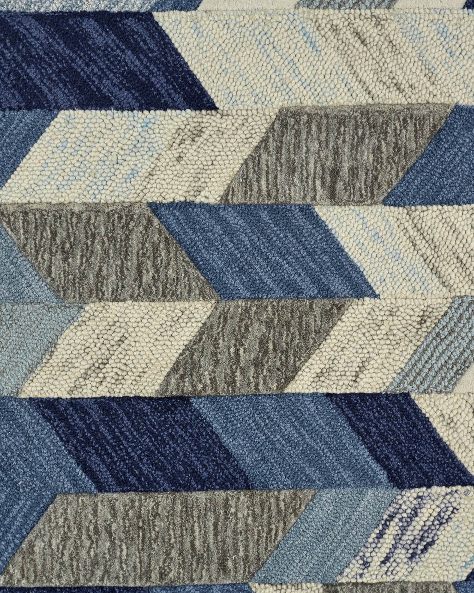 Weave & Wander Binada Tufted Graphic Chevron Rug, 10' x 14' | Neiman Marcus