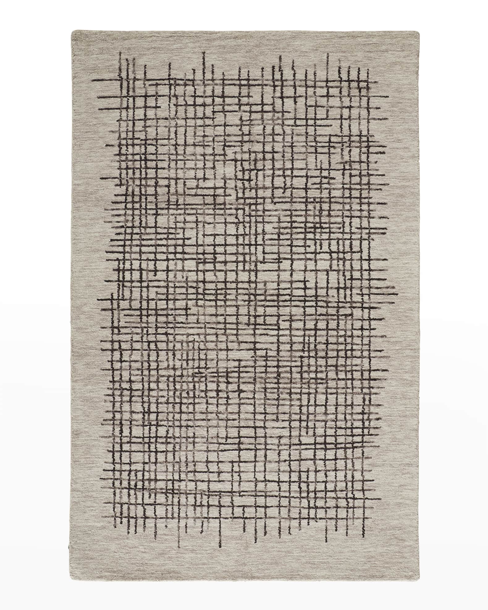 Weave & Wander Carrick Modern Tufted Architectural Rug, 10' x 14 ...