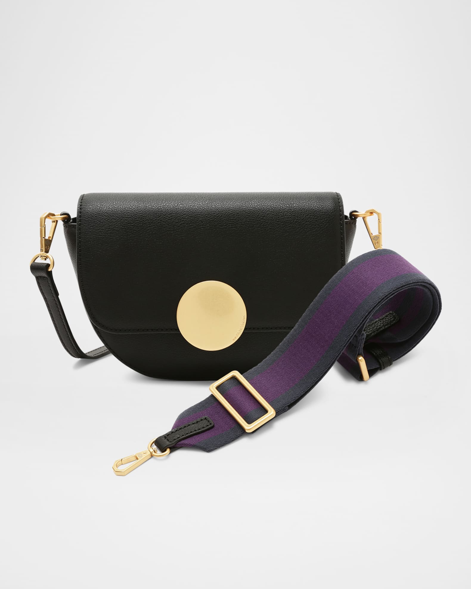 Oryany Lottie Saddle Leather Crossbody Bag | Neiman Marcus