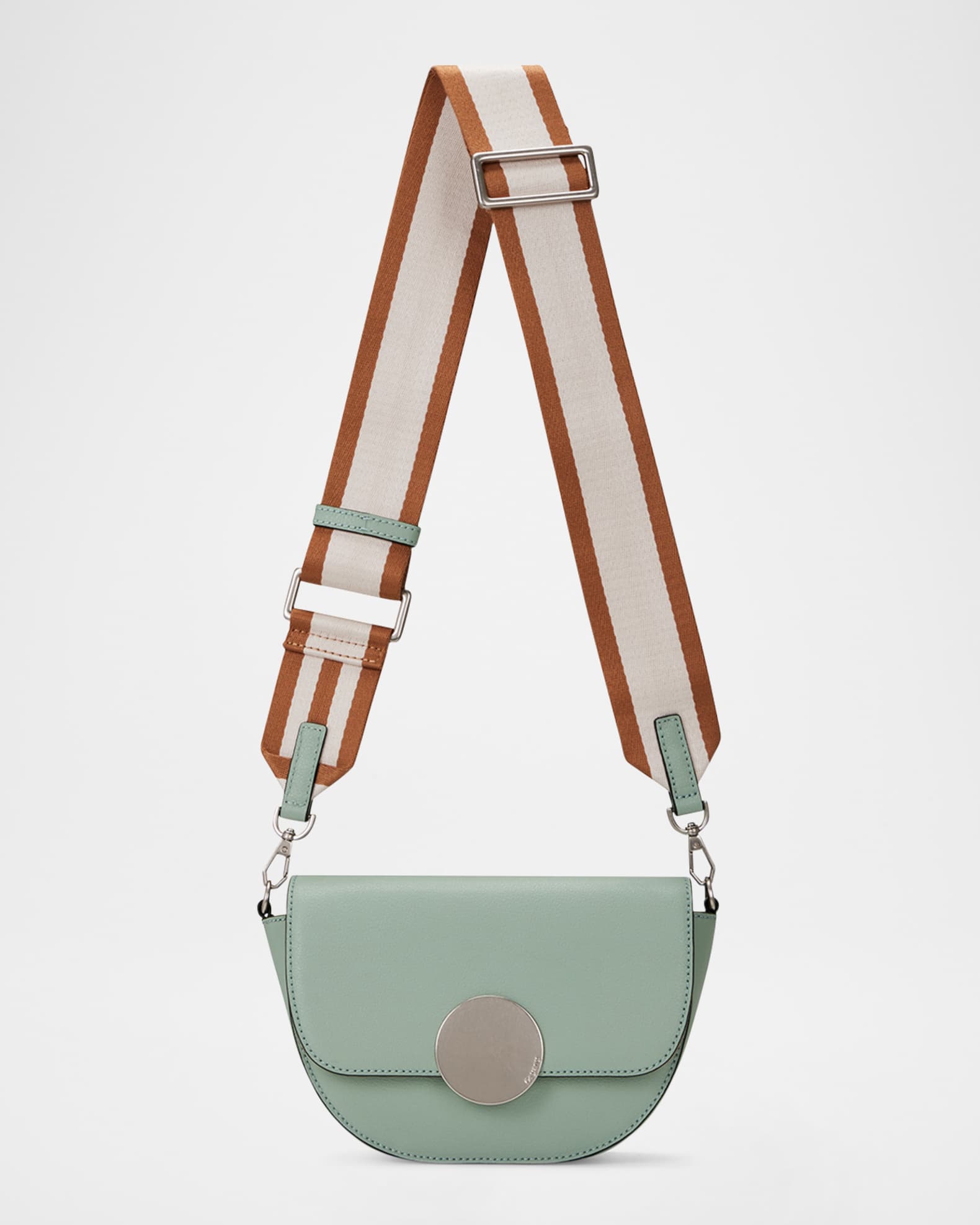 Oryany Lottie Saddle Leather Crossbody Bag | Neiman Marcus