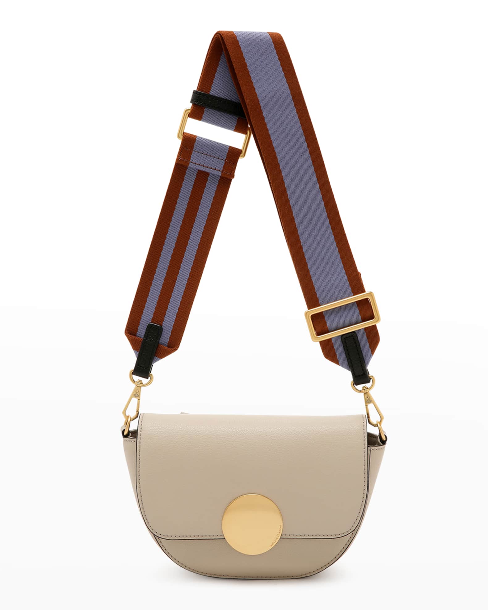 Oryany Lottie Saddle Leather Crossbody Bag | Neiman Marcus