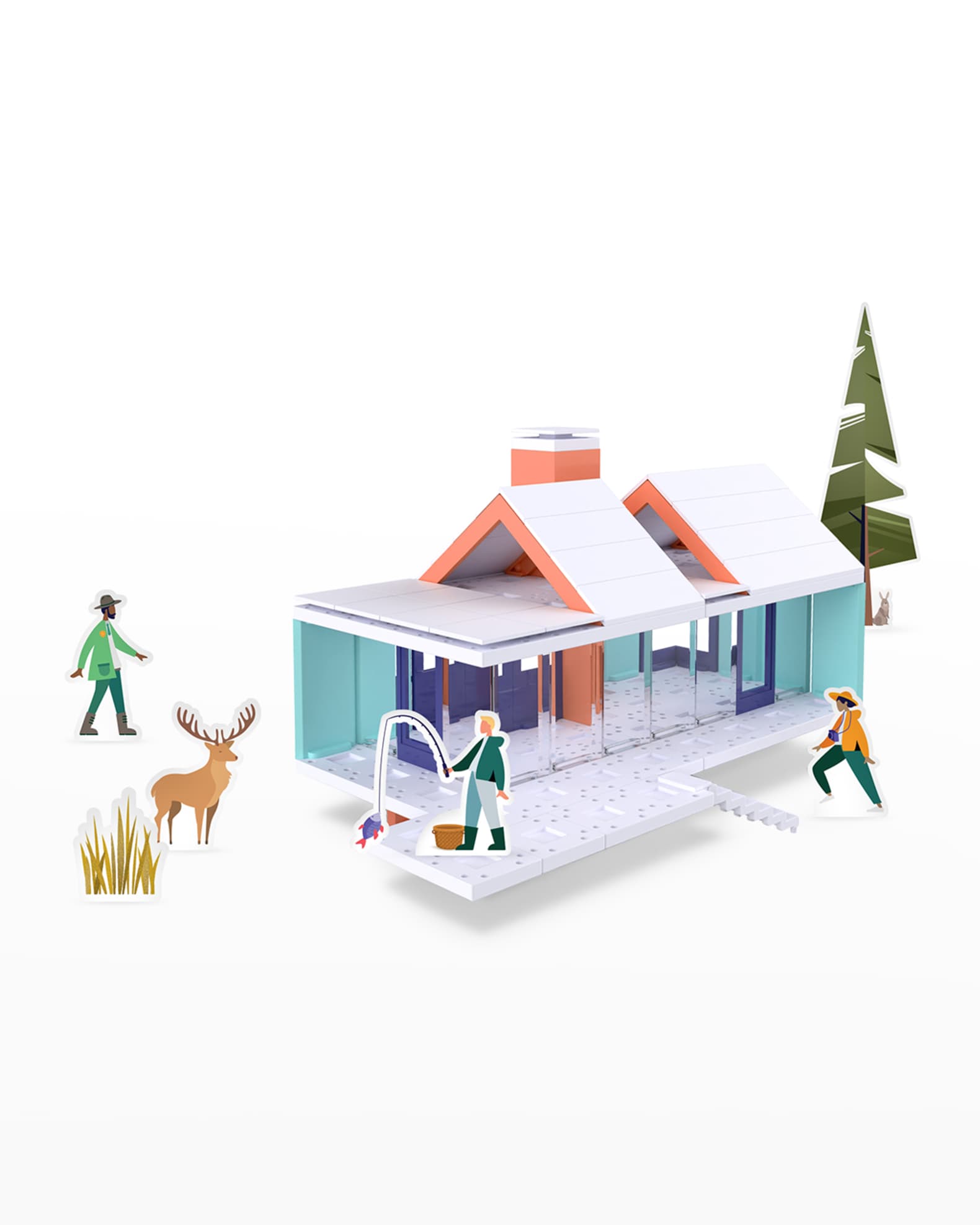 Arckit Kid's Mountain Living Scale Model Building Kit | Neiman Marcus