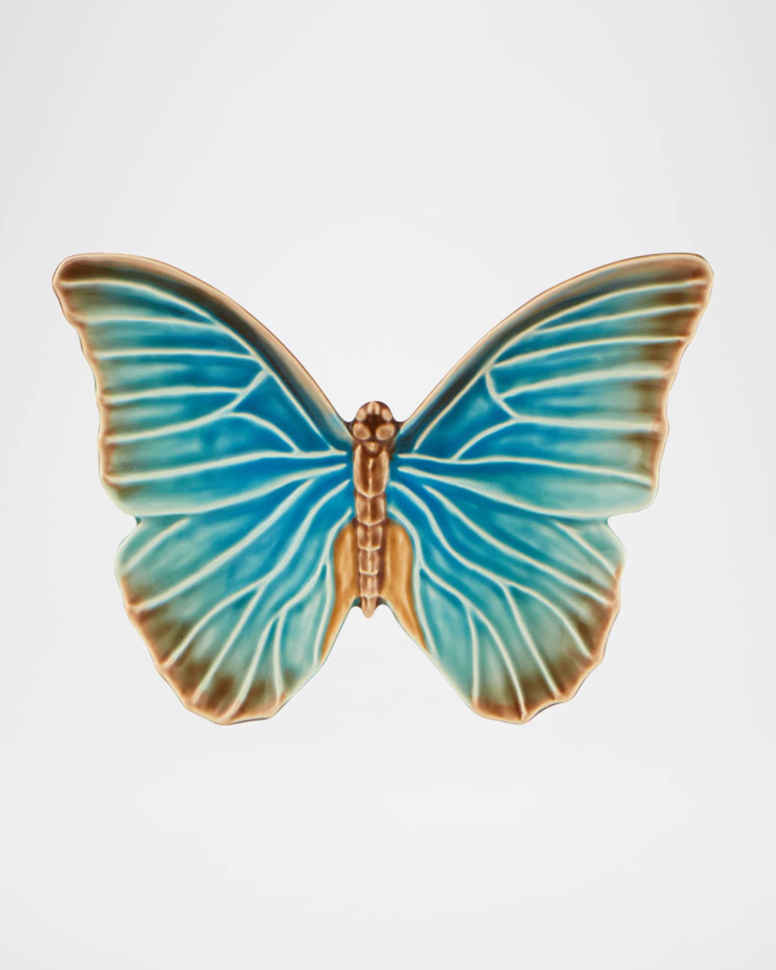 Bordallo Pinheiro "Cloudy Butterflies" Wall Piece | Neiman Marcus