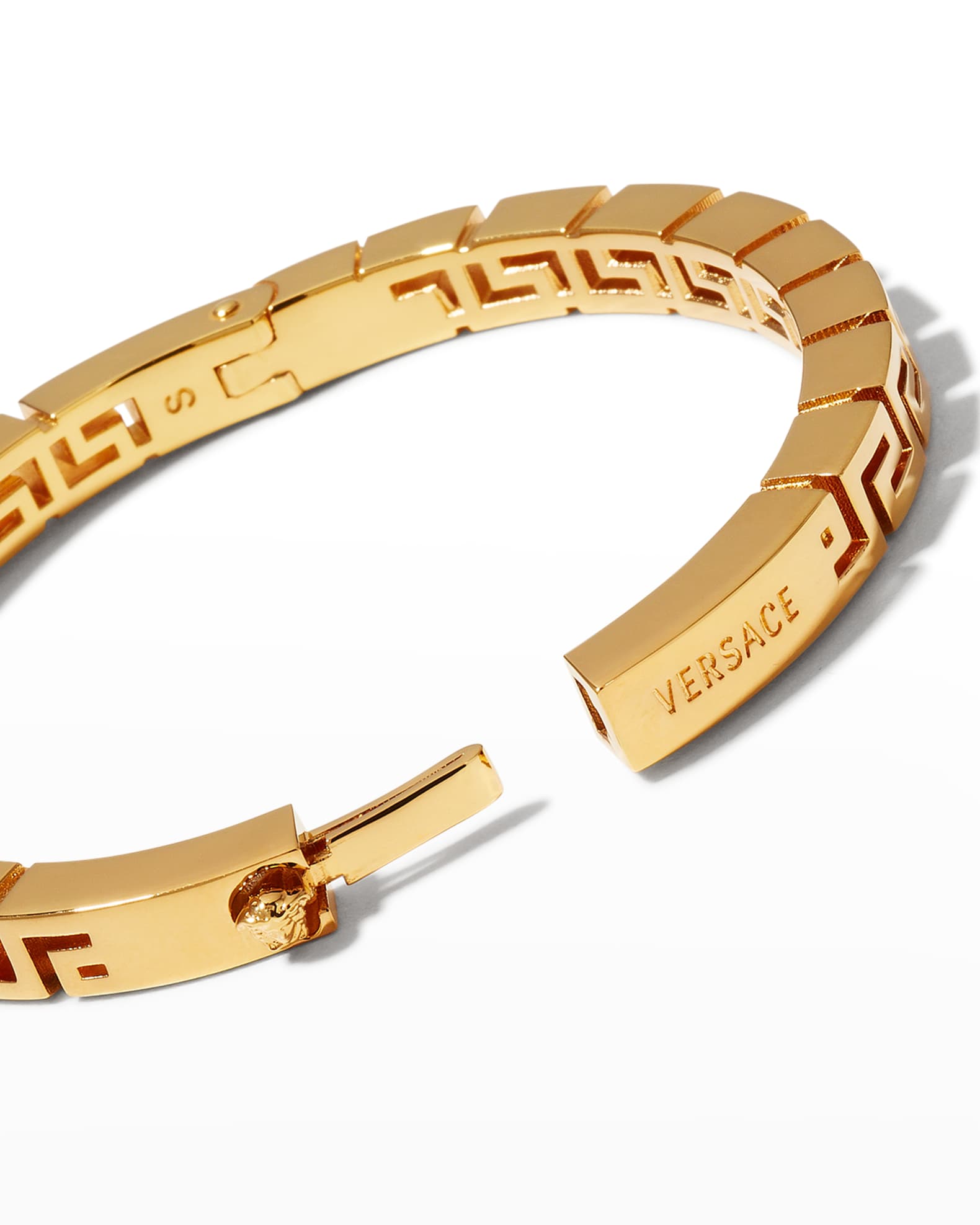Versace Greca Metal Bracelet | Neiman Marcus