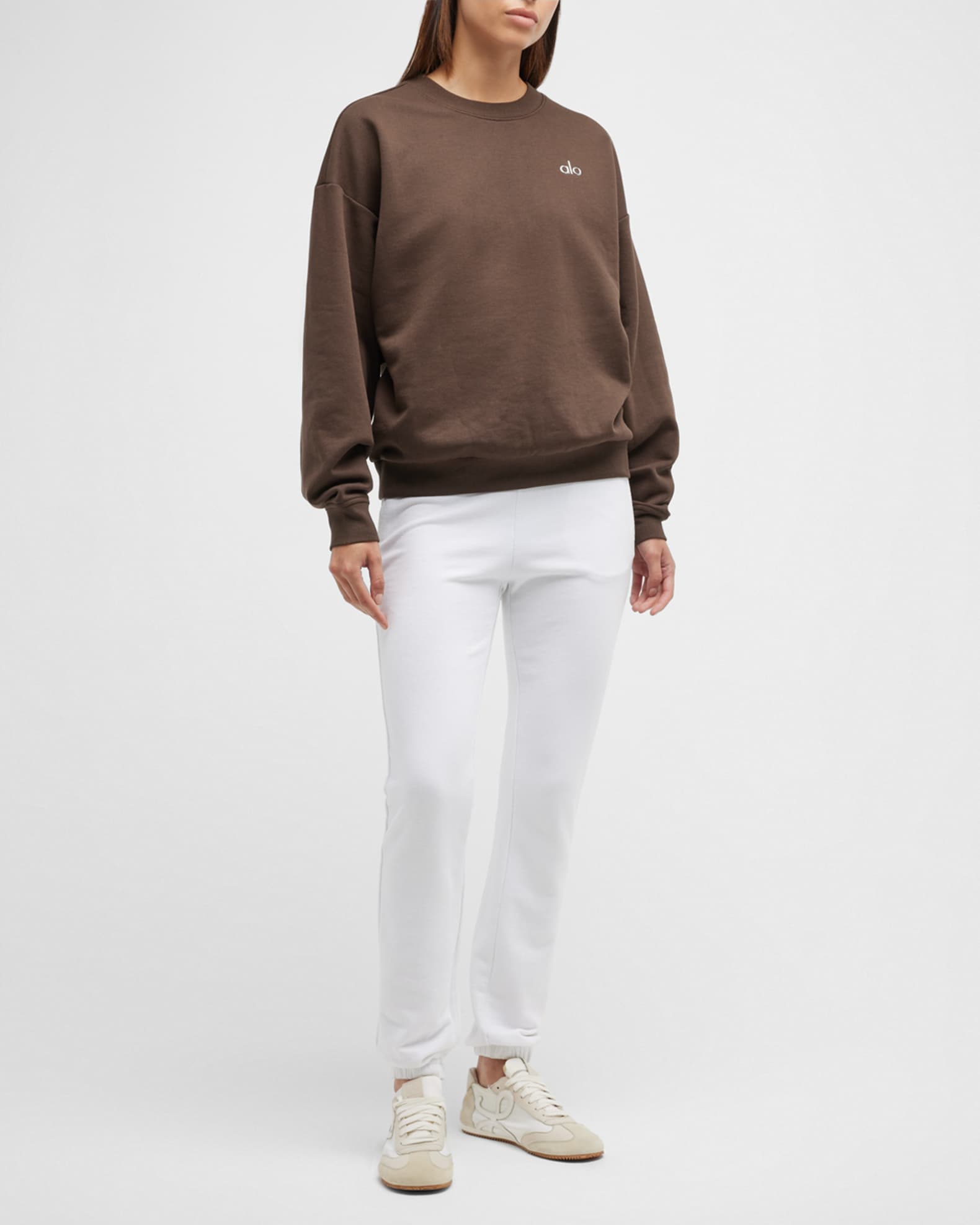 Alo Yoga Accolade Crewneck Pullover | Neiman Marcus