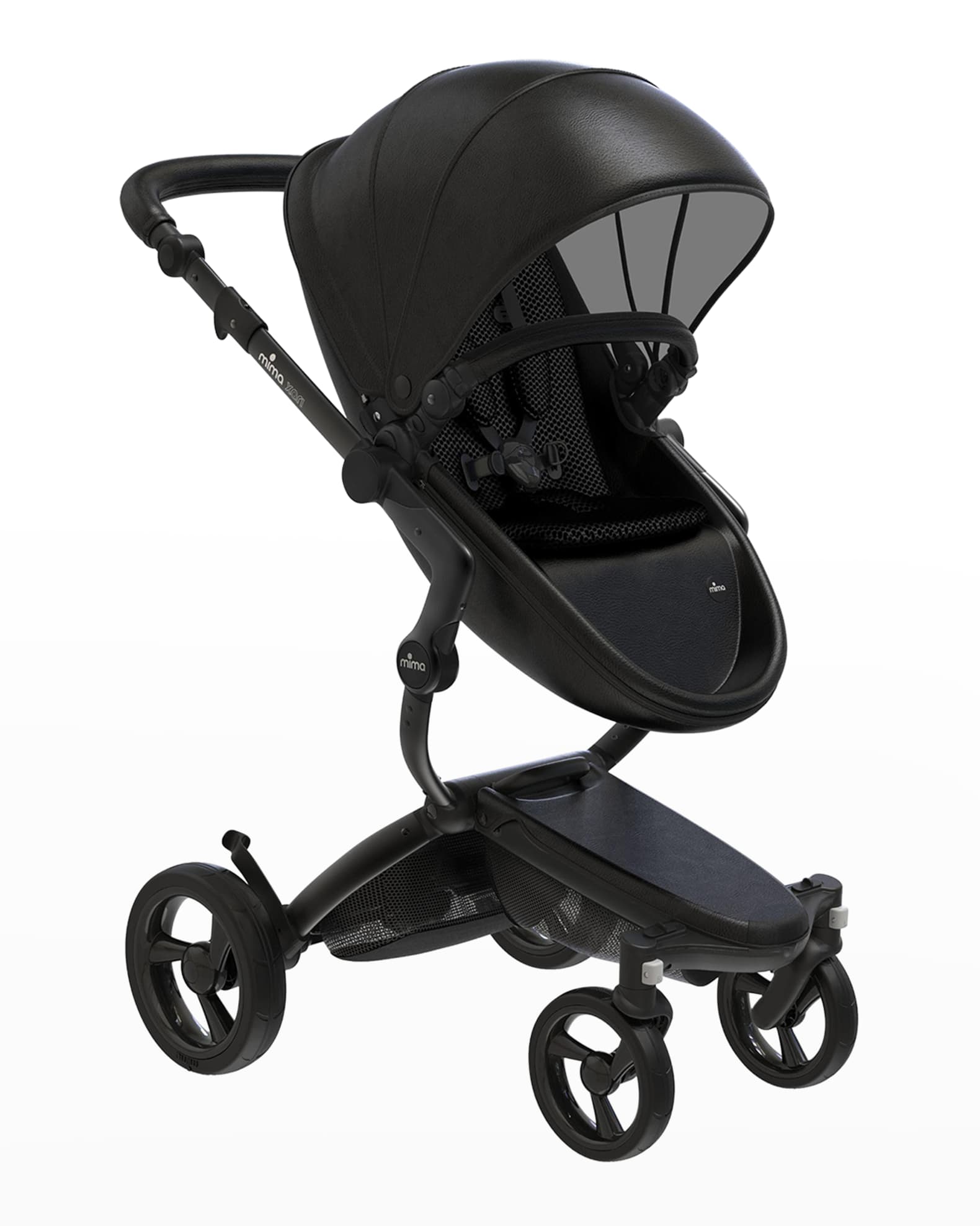 Mima Xari Stroller Luxury Travel System w/ Black Chassis & Maxi-Cosi ...