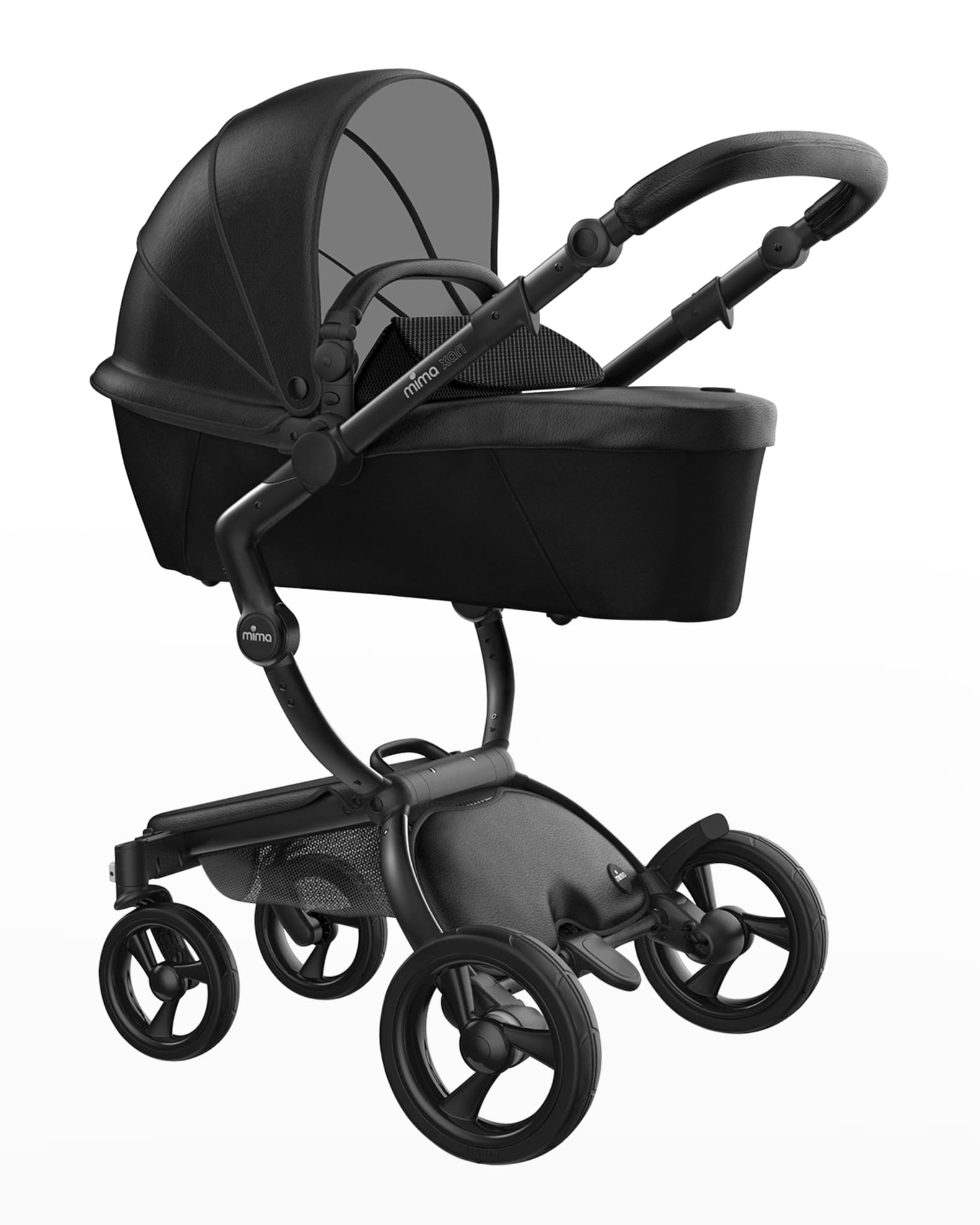 Mima Xari Stroller Luxury Travel System w/ Black Chassis & Maxi-Cosi ...