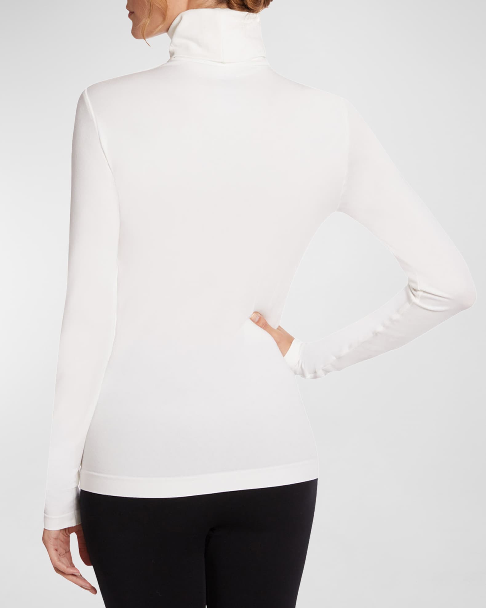 Wolford Aurora Long-Sleeve Turtleneck Sweater | Neiman Marcus