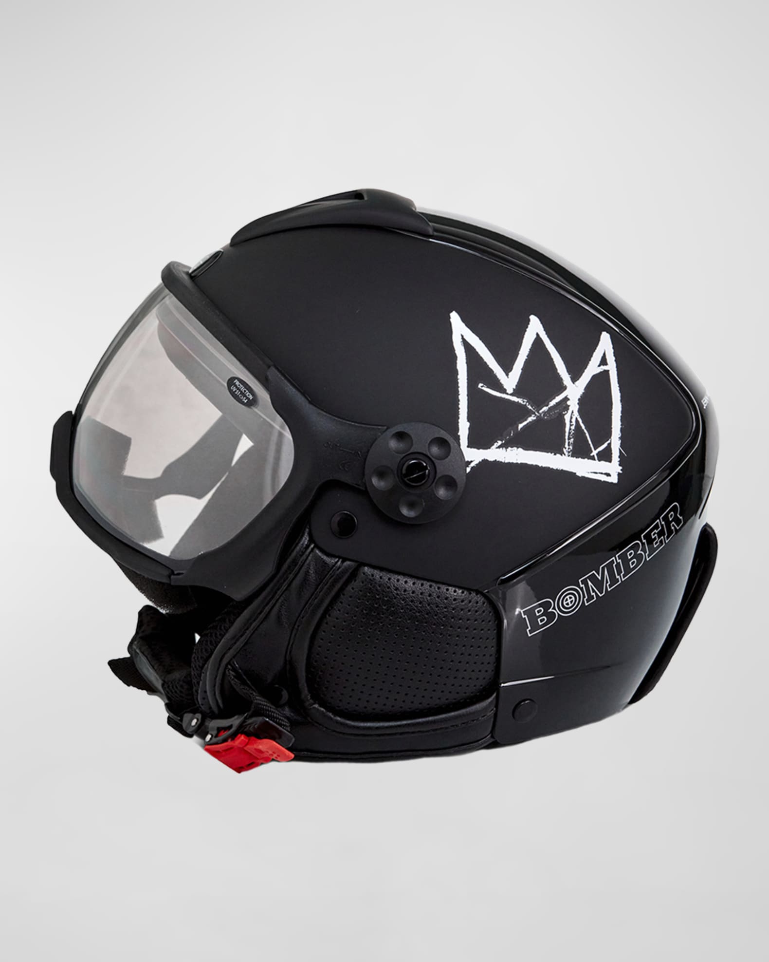 Bomber Ski Basquiat Black Crown Helmet | Neiman Marcus