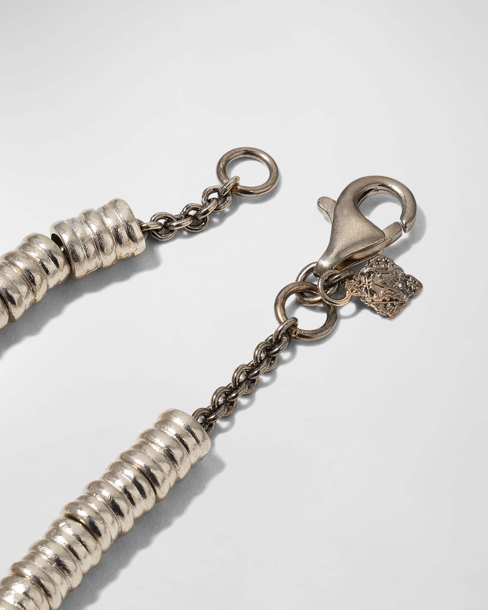 Armenta Men's Sterling Silver Disc Chain Bracelet | Neiman Marcus