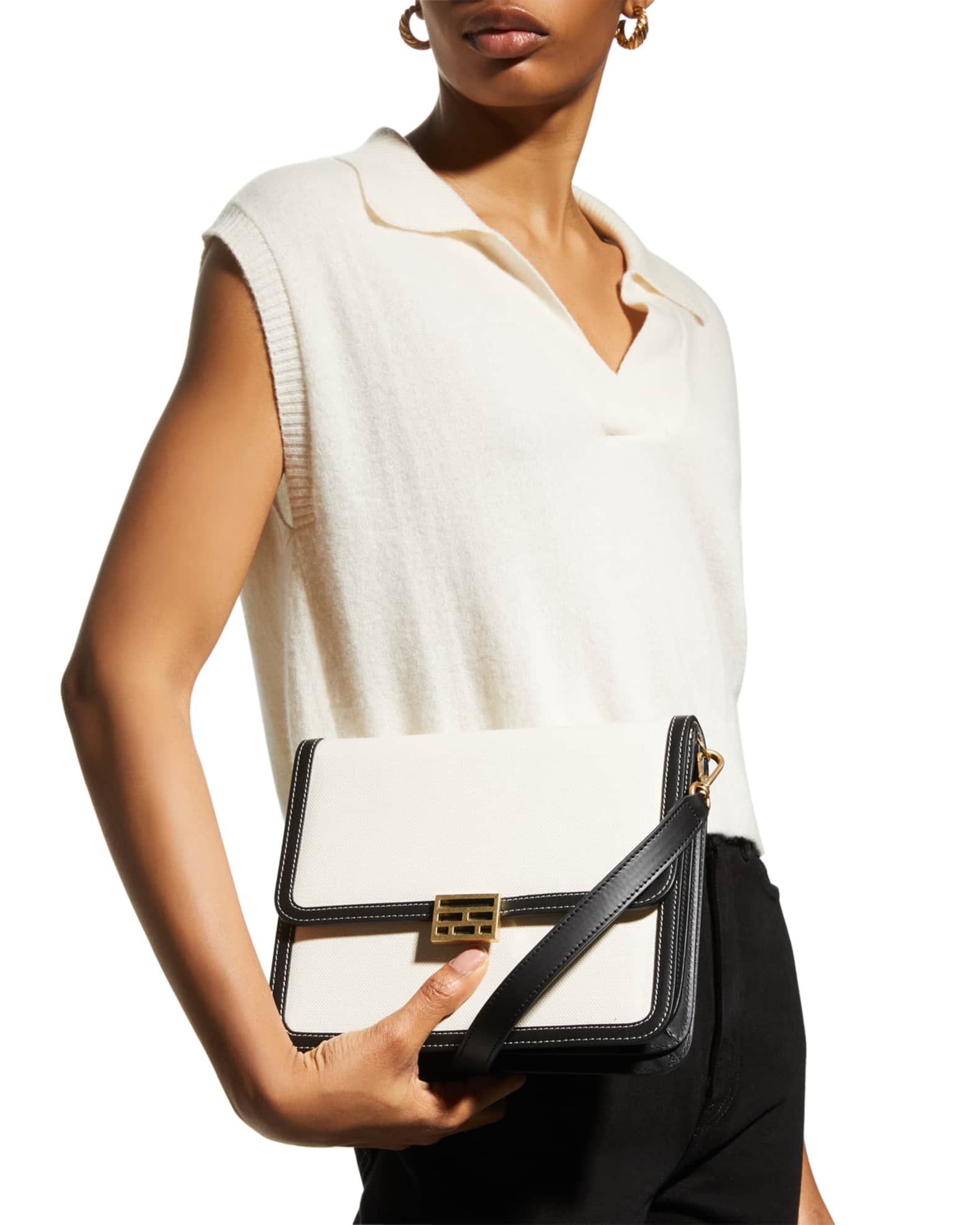 FRAME Le Signature Flap Crossbody Bag | Neiman Marcus
