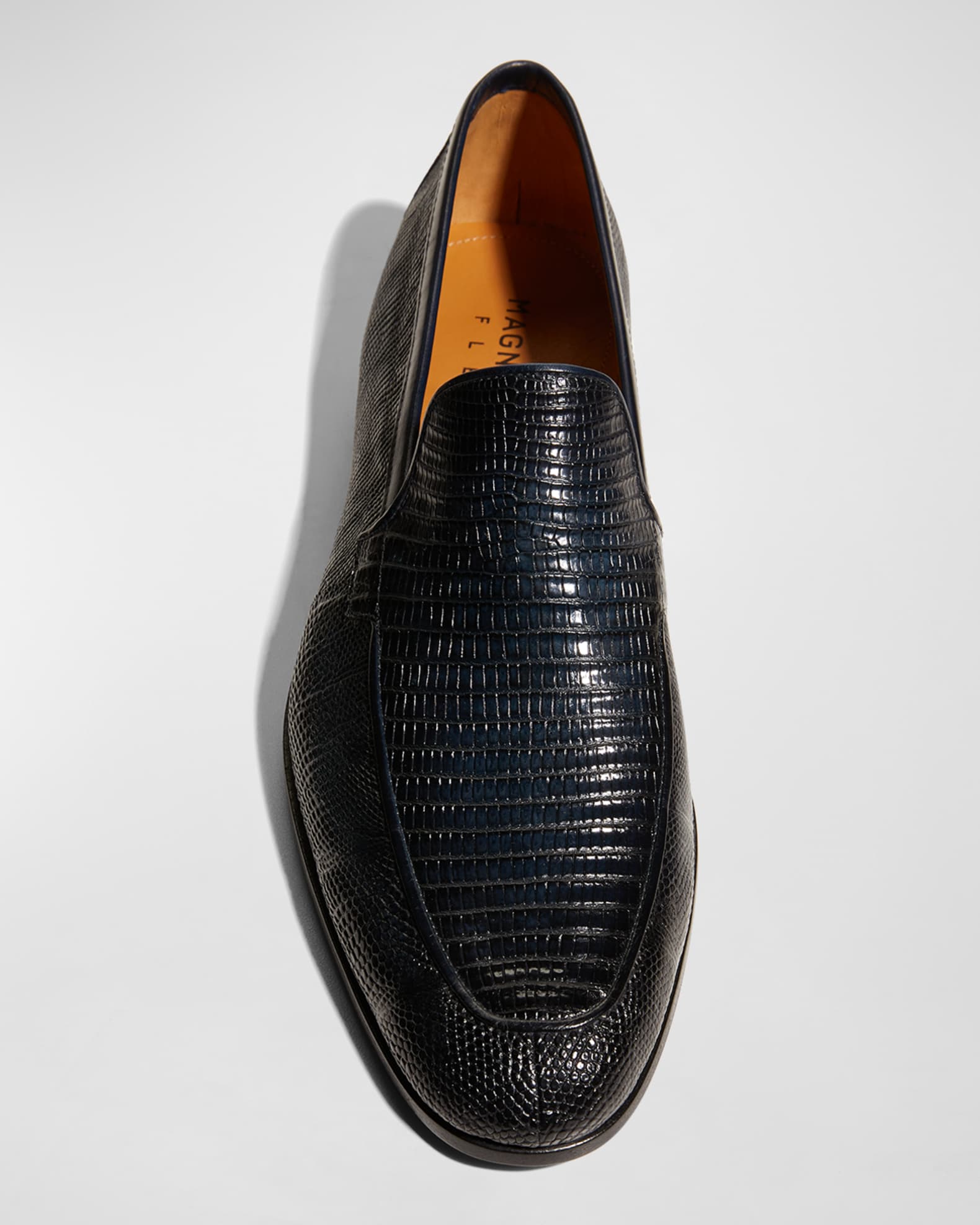 Magnanni Men's Lizard Loafers | Neiman Marcus