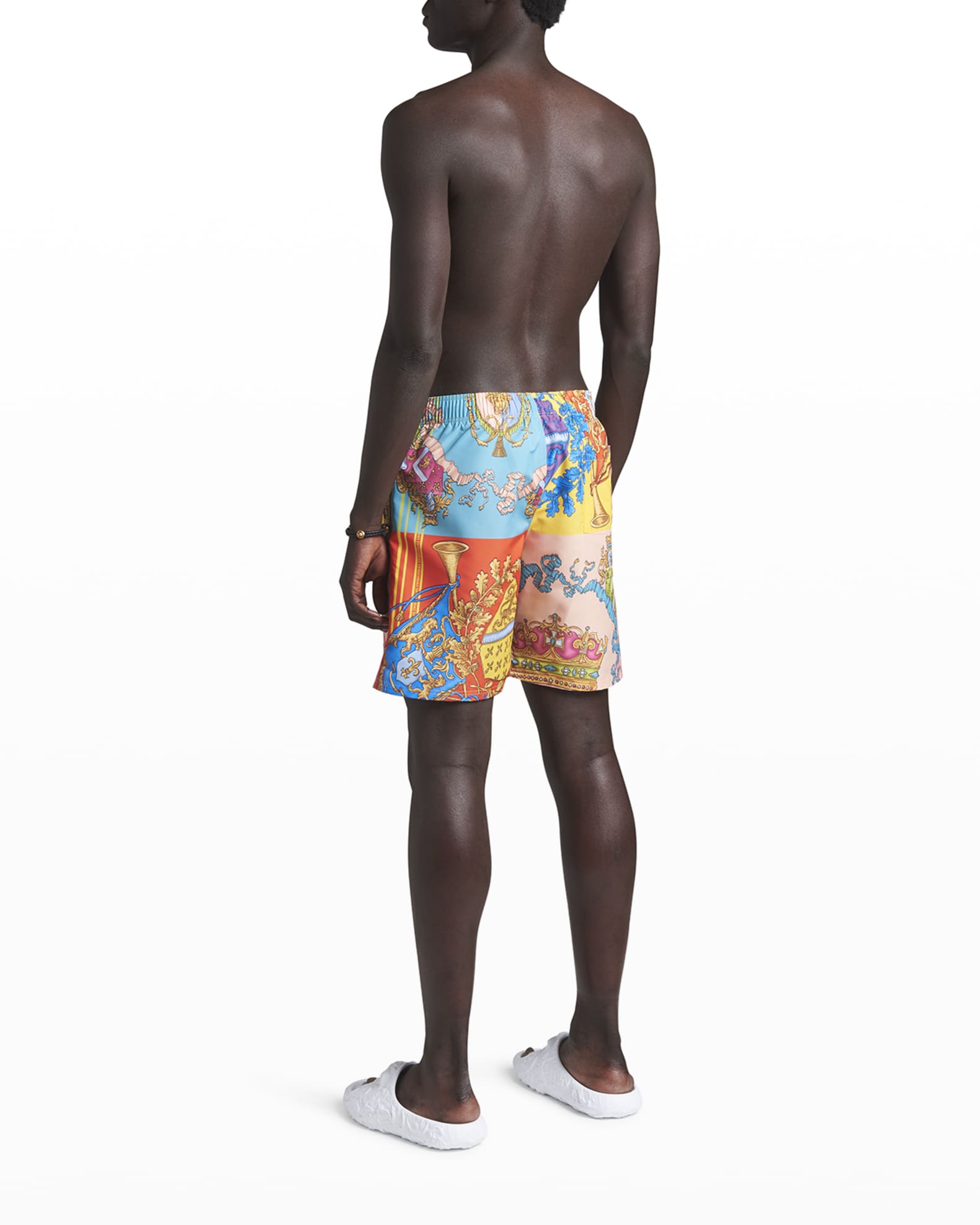 Versace Men's Royal Rebellion Swim Shorts | Neiman Marcus