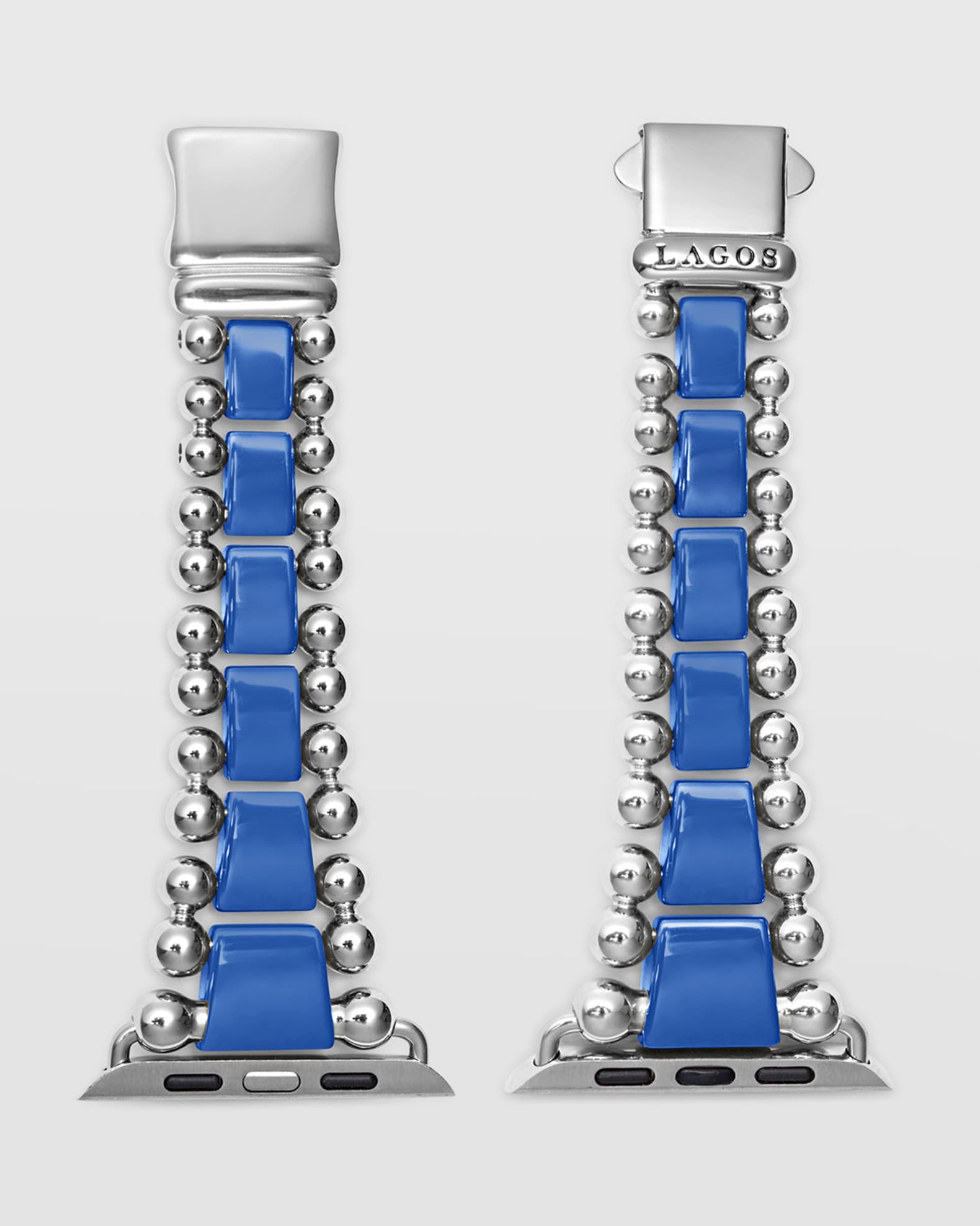 LAGOS Smart Caviar Ultramarine Ceramic Link Watch Band, 42mm-49mm ...
