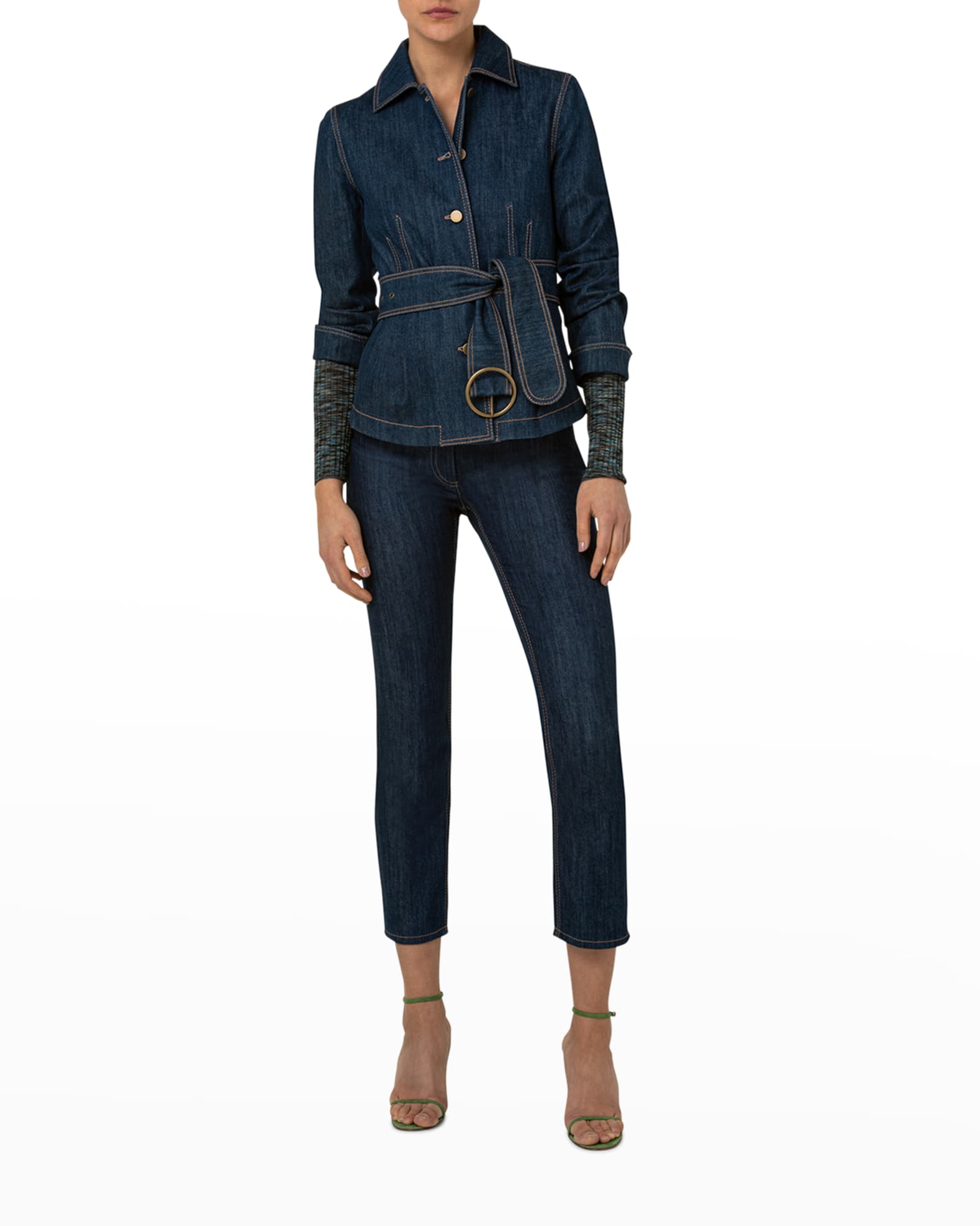 Maru Denim Ribbed Knit Collection | Neiman Marcus