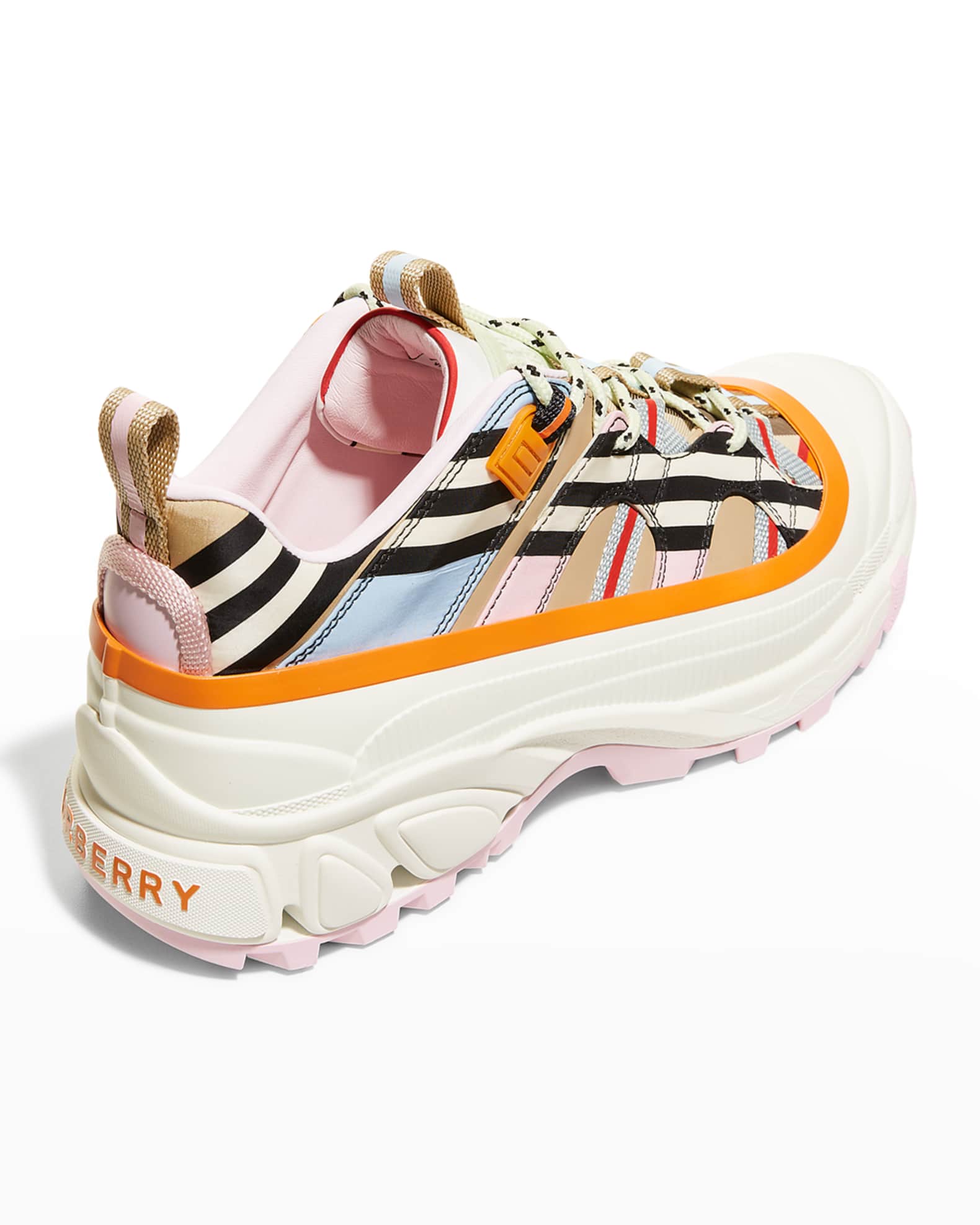 Burberry Arthur Check Runway Sneakers | Neiman Marcus