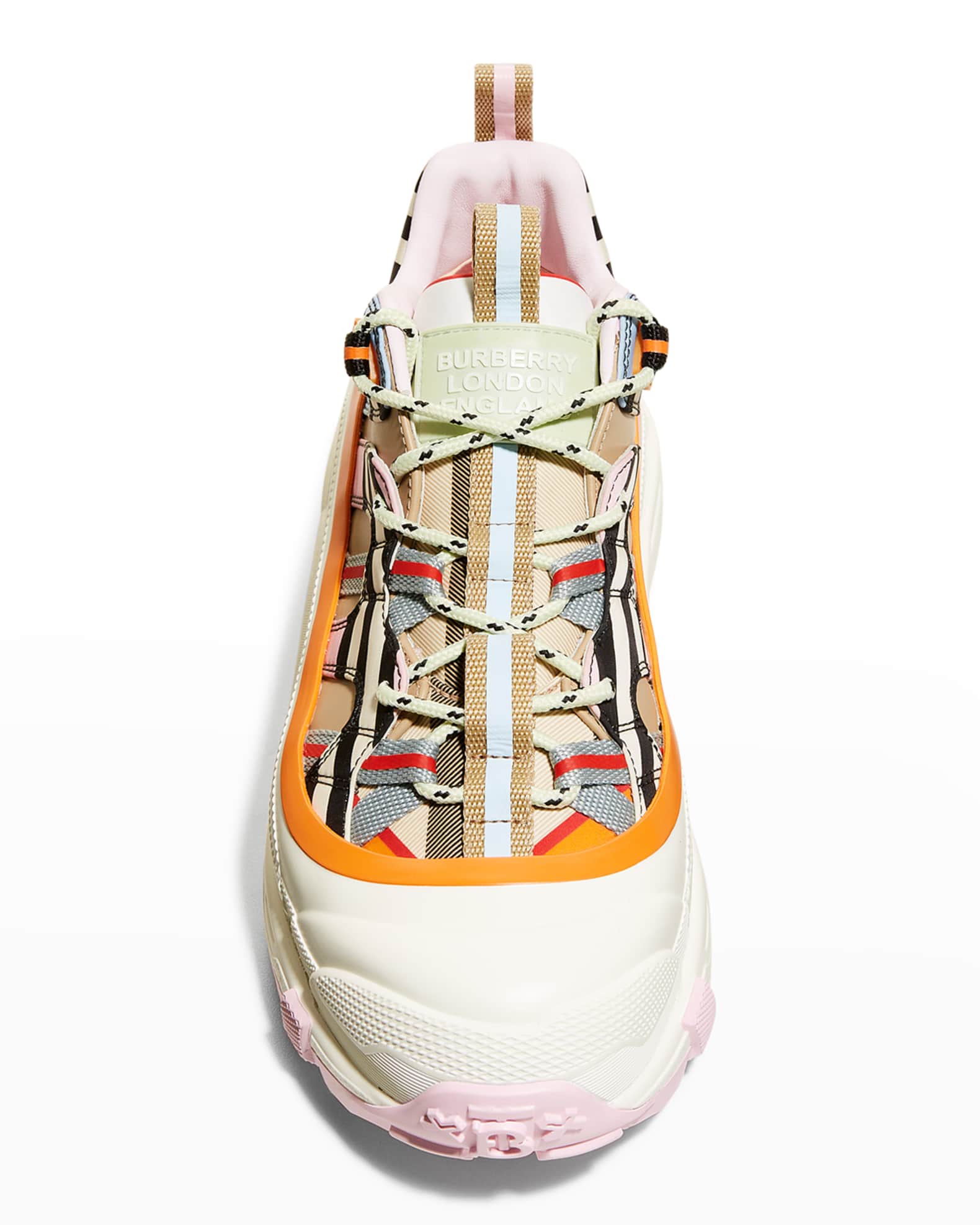 Burberry Arthur Check Runway Sneakers | Neiman Marcus