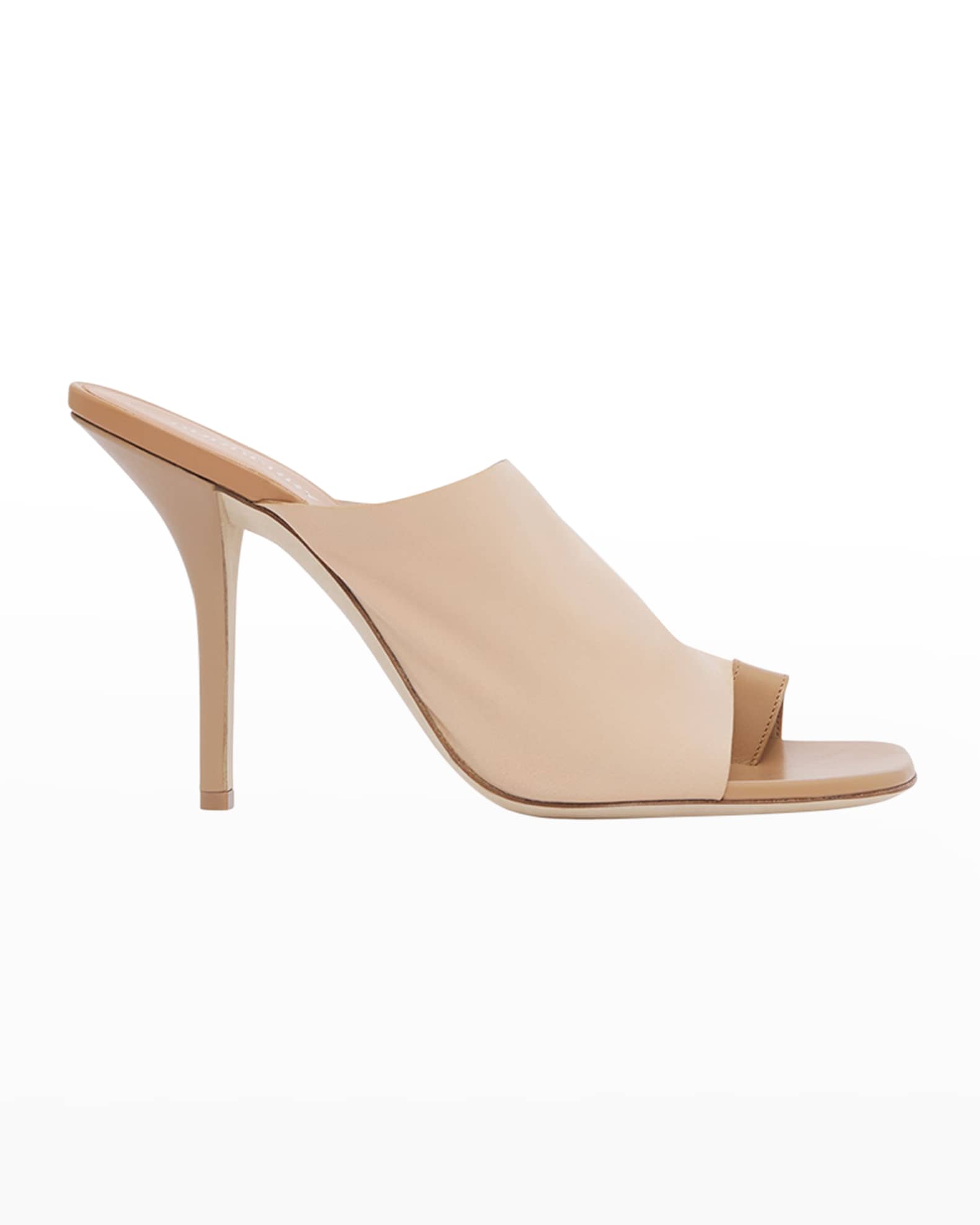 Burberry Tallia Stretch Toe-Ring Mule Sandals | Neiman Marcus
