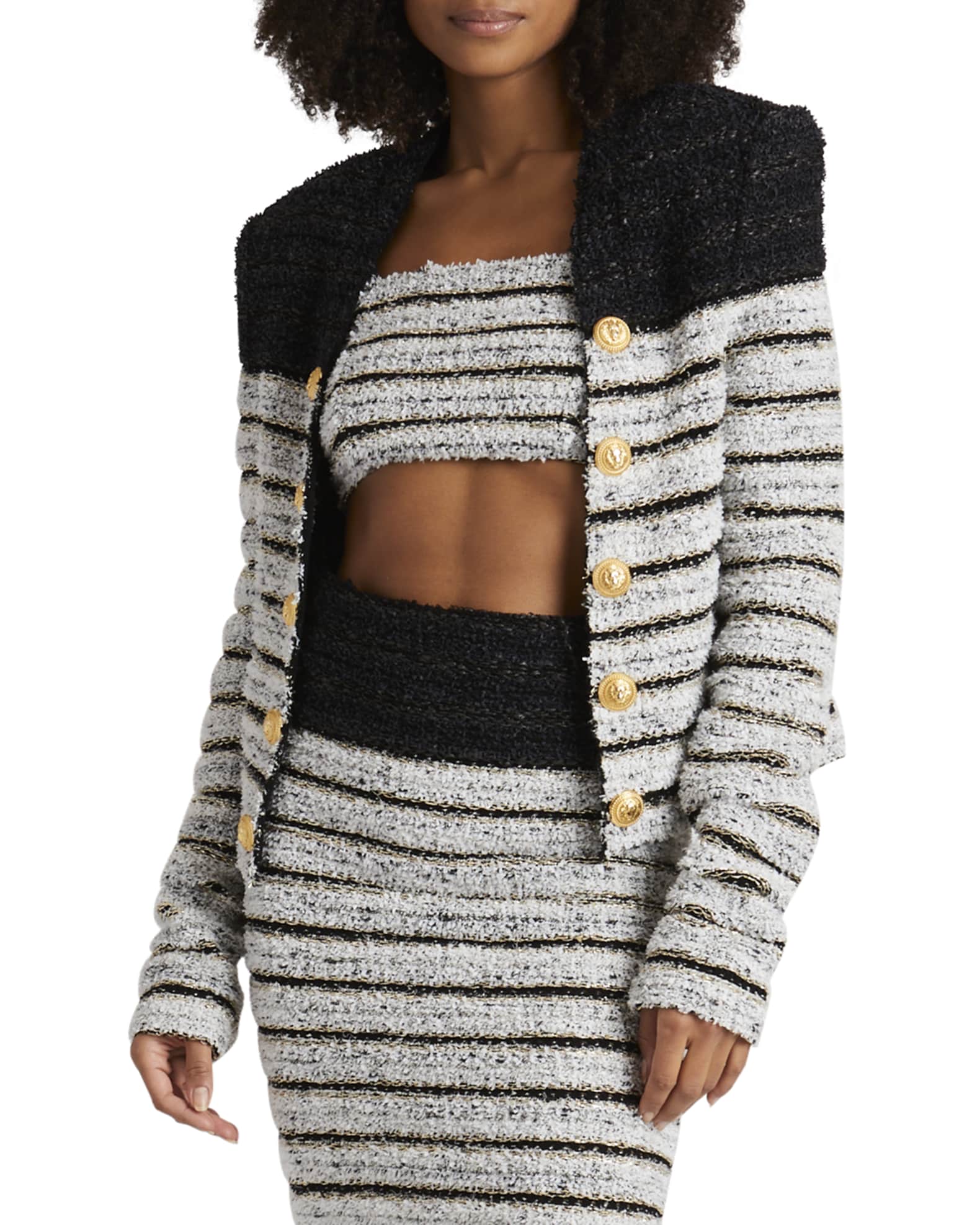 Balmain Tweed Set | Neiman Marcus