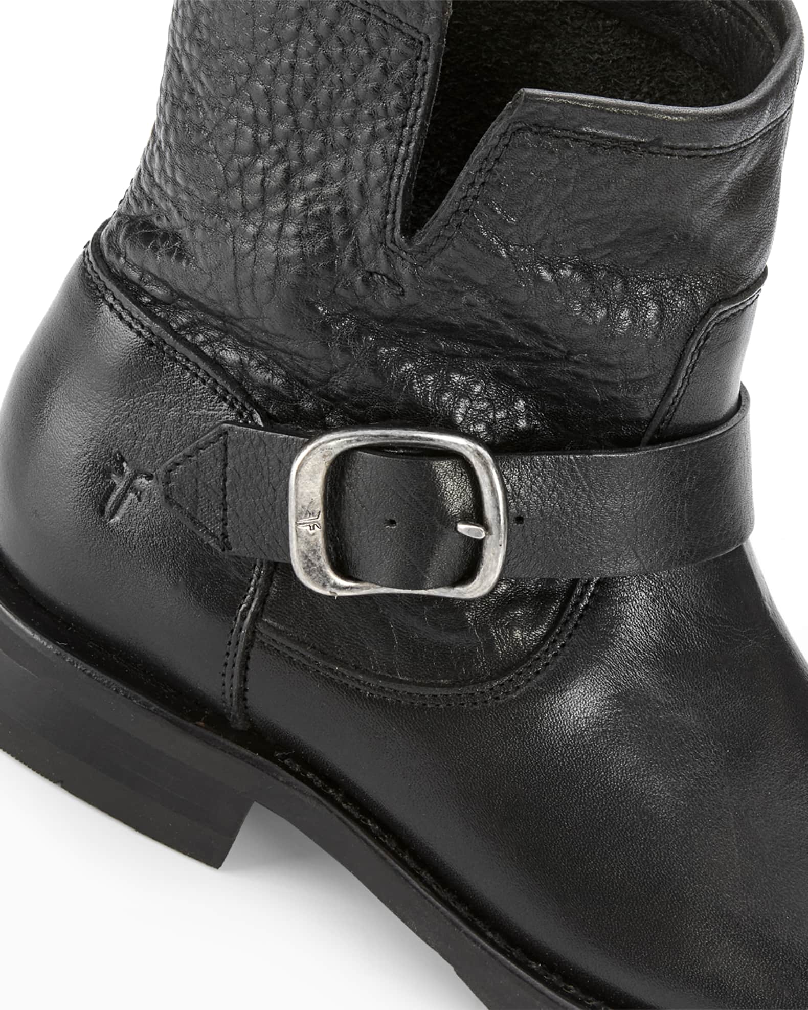 Frye Veronica Leather Booties | Neiman Marcus