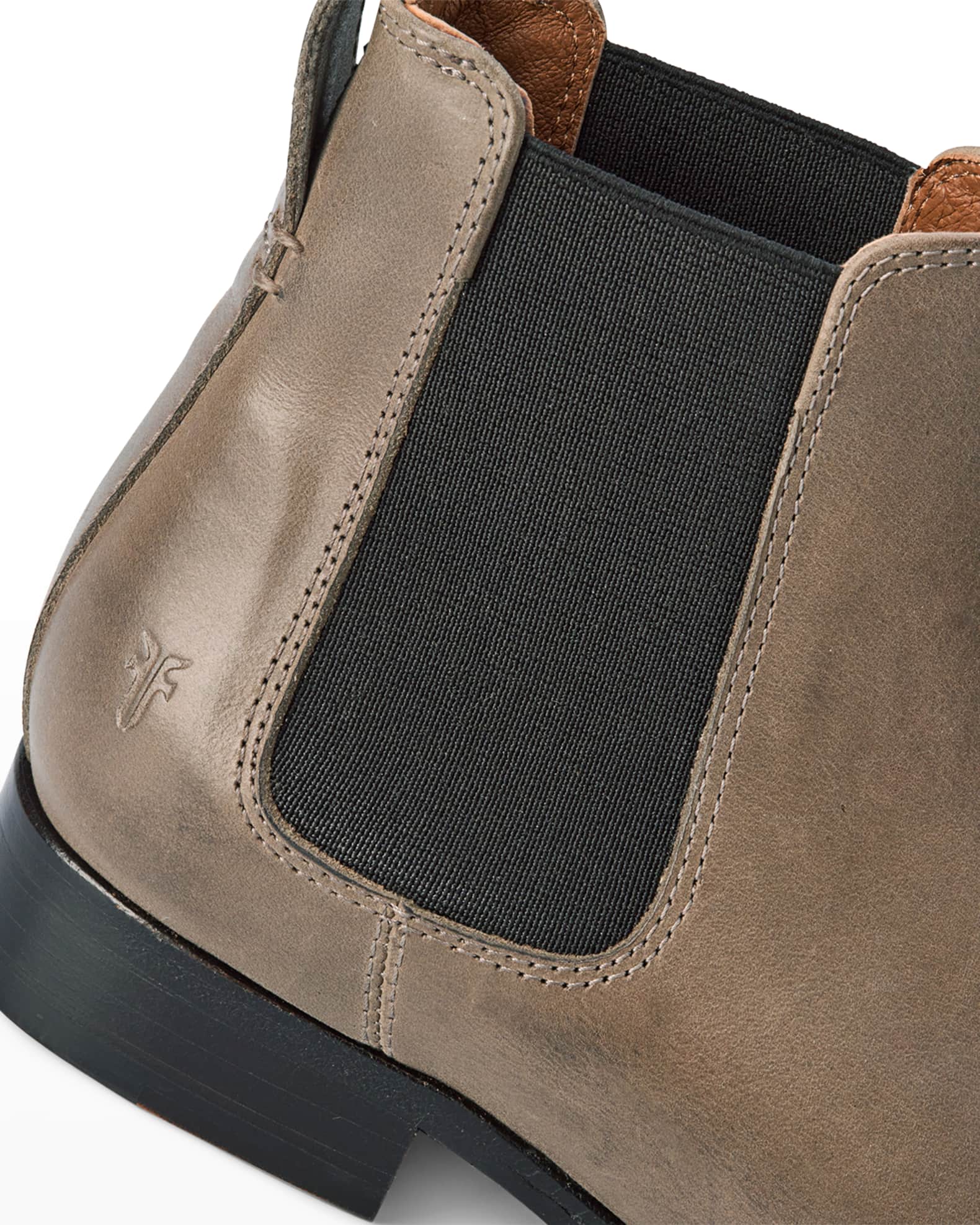 Frye Carly Leather Chelsea Booties | Neiman Marcus