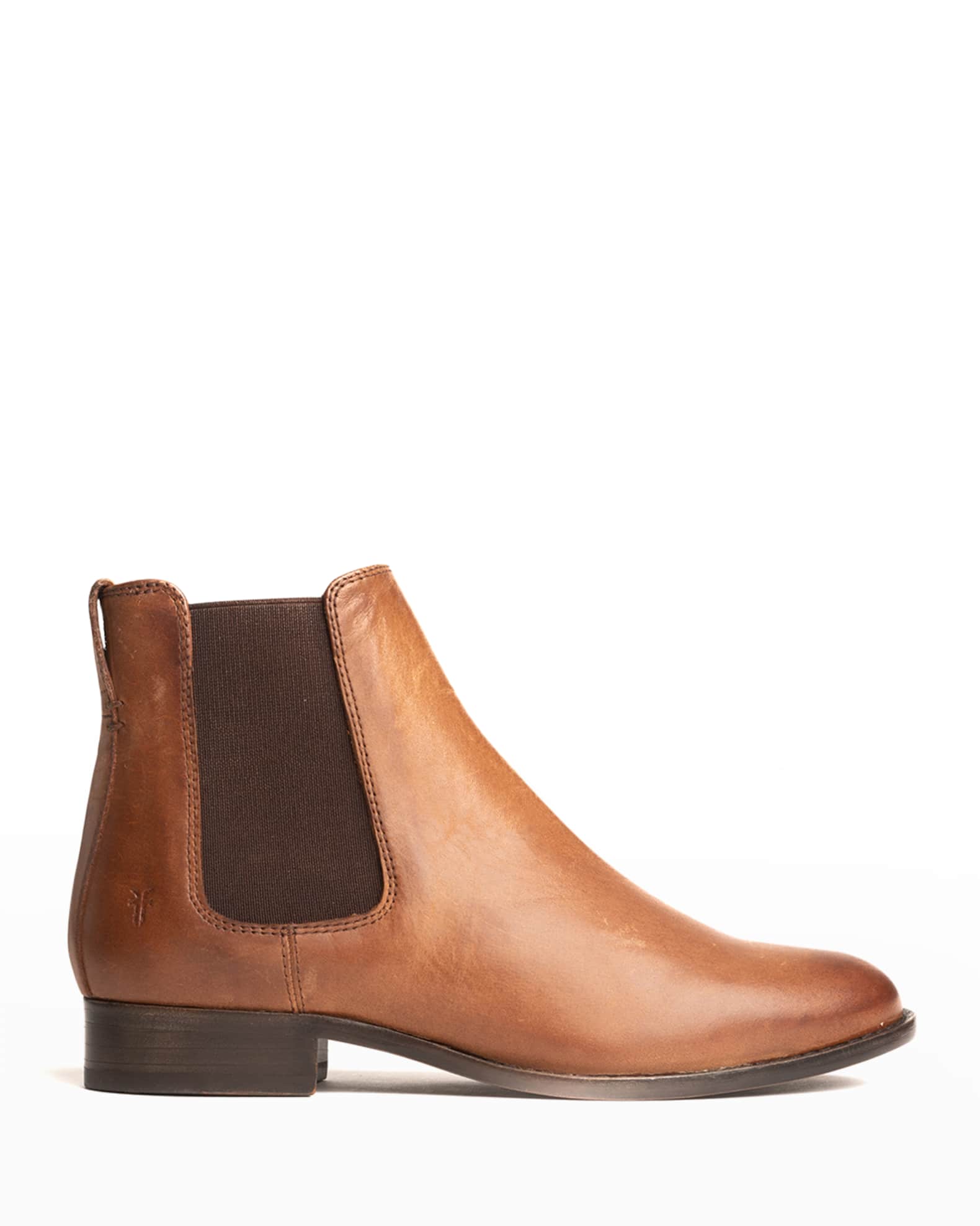 Frye Carly Leather Chelsea Booties | Neiman Marcus