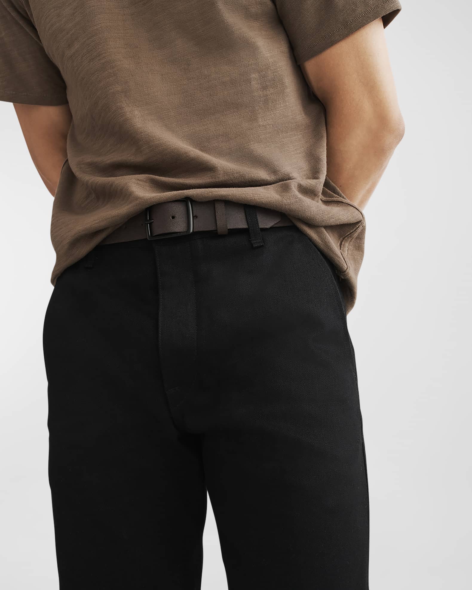 Rag & Bone Men's Rugged Leather Belt | Neiman Marcus