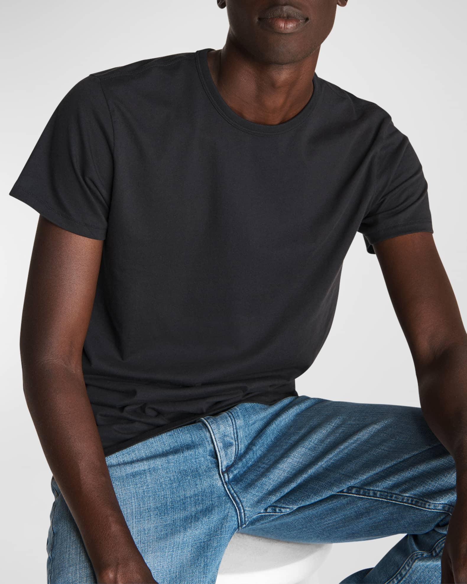 Rag & Bone Men's Principle Base Solid T-Shirt | Neiman Marcus