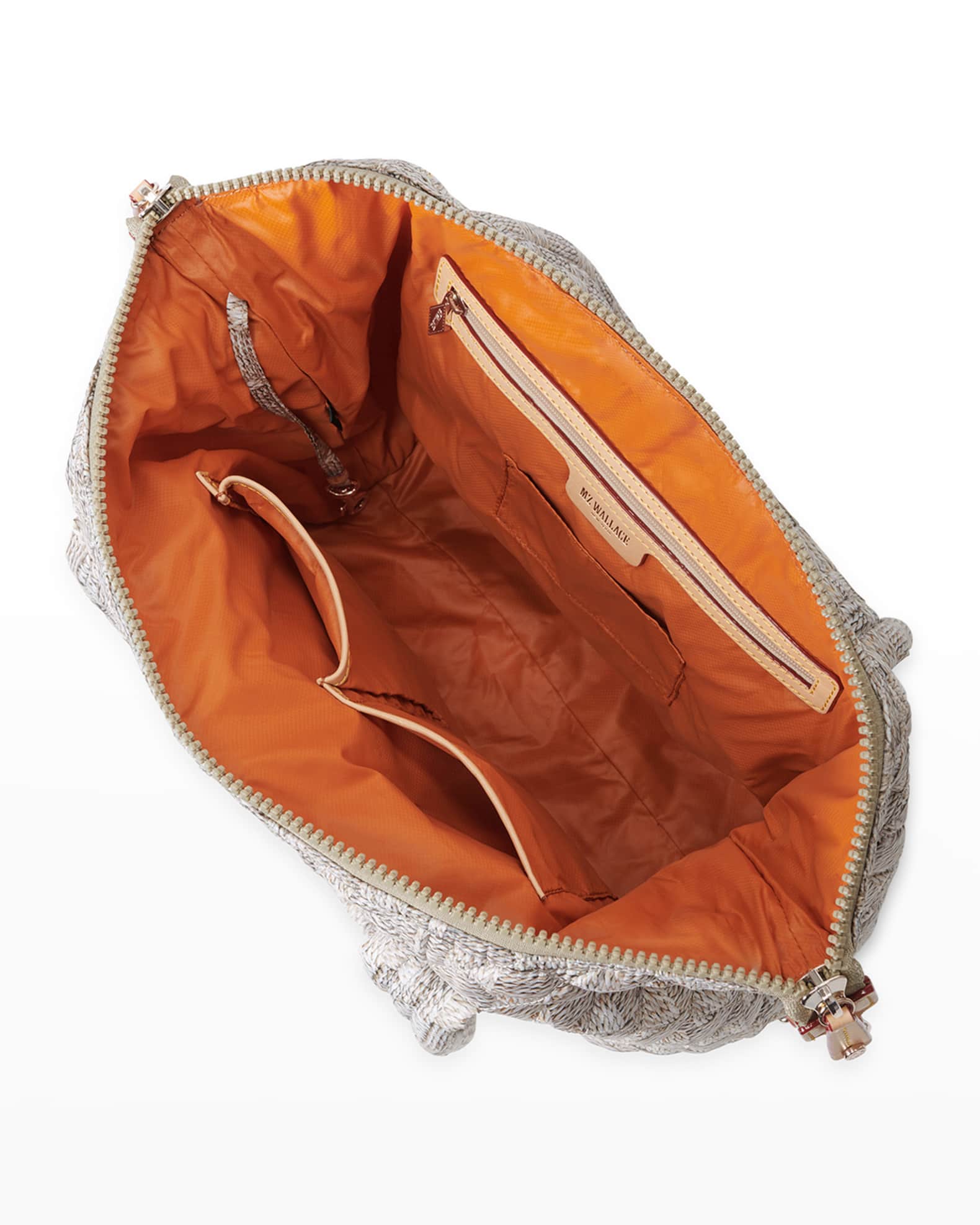 MZ WALLACE Sutton Deluxe Medium Woven Quilted Crossbody Bag | Neiman Marcus