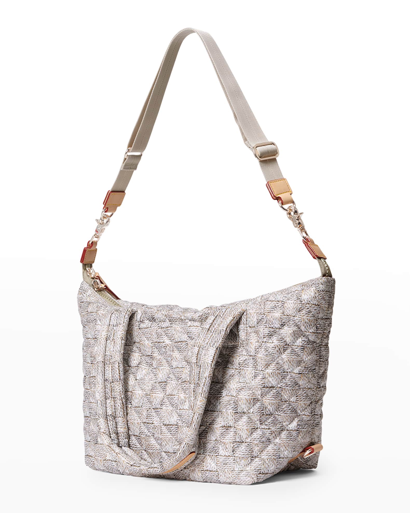 MZ WALLACE Sutton Deluxe Medium Woven Quilted Crossbody Bag | Neiman Marcus