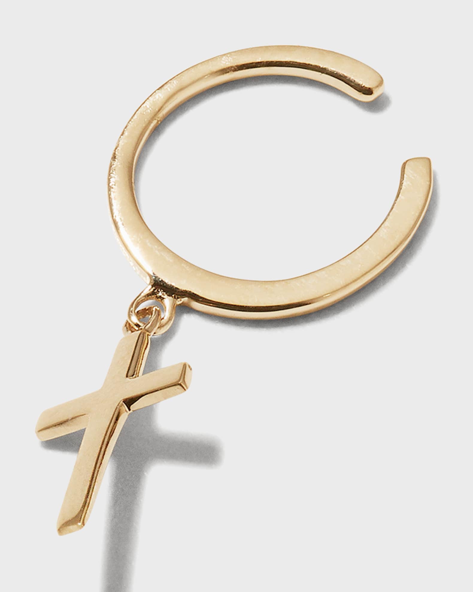 LANA Hanging Cross Ear Cuff, Single | Neiman Marcus