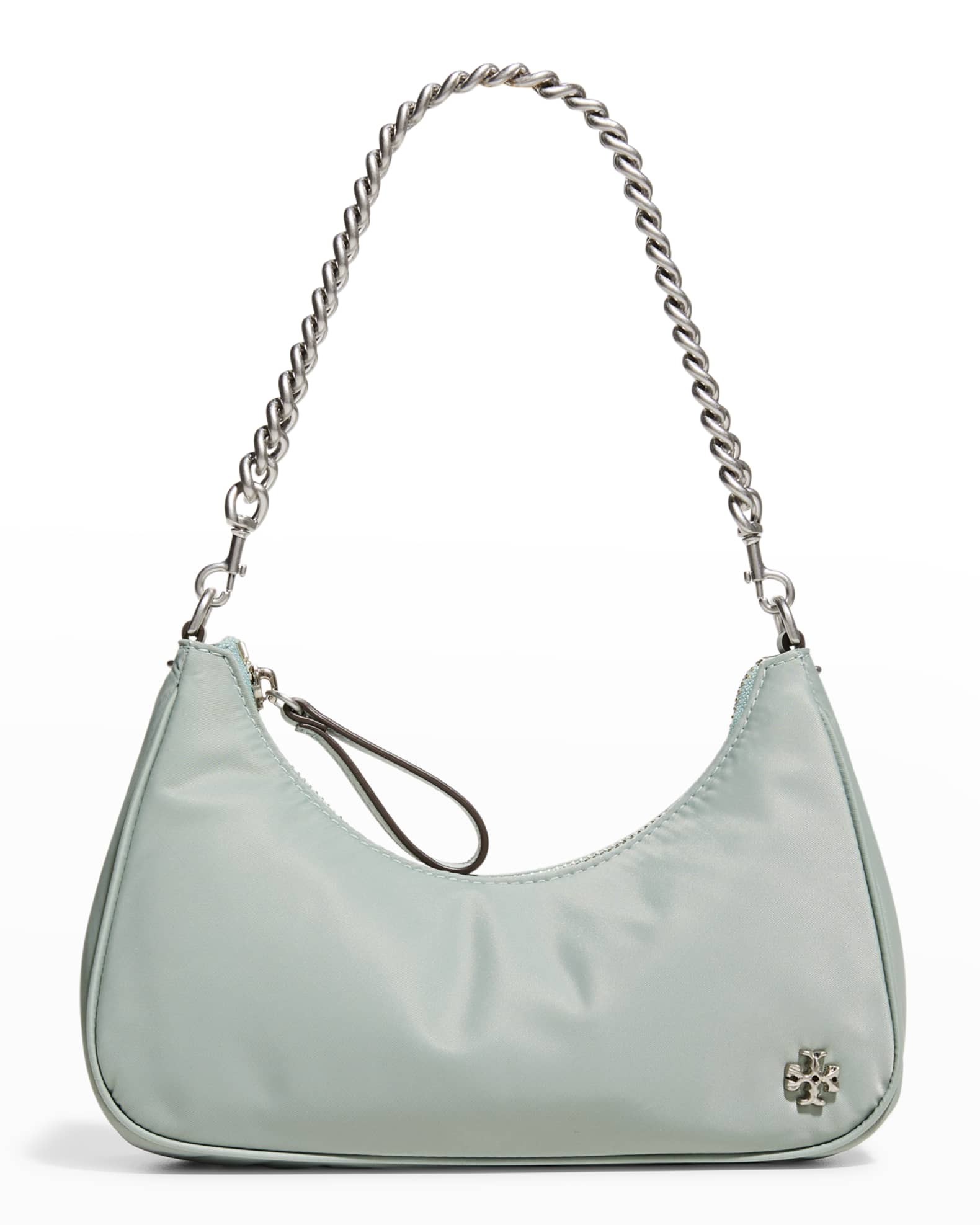 Tory Burch 151 Mercer Patent Small Crescent Bag | Neiman Marcus