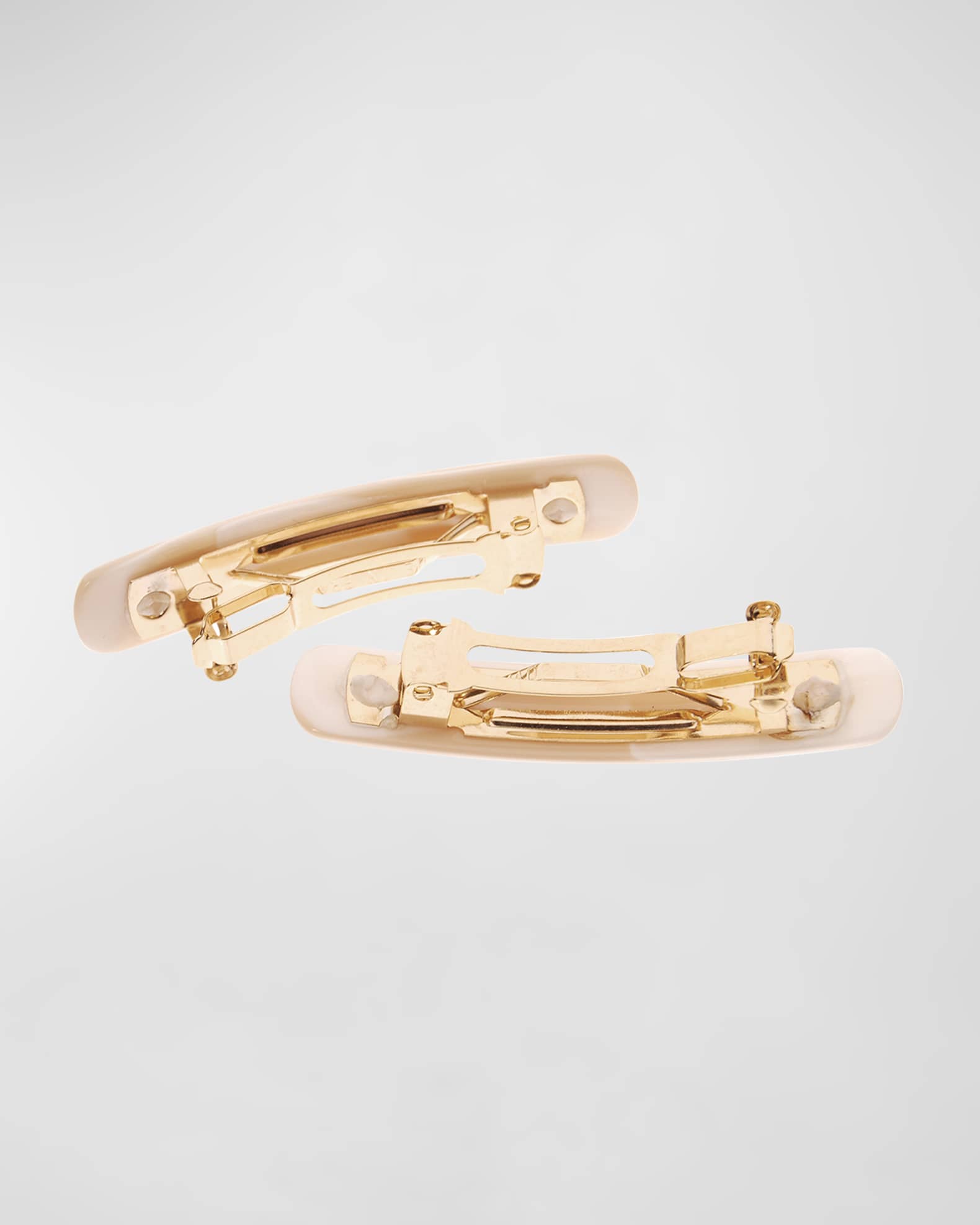 France Luxe Mini Classic Rectangle Barrettes, Set of 2 | Neiman Marcus