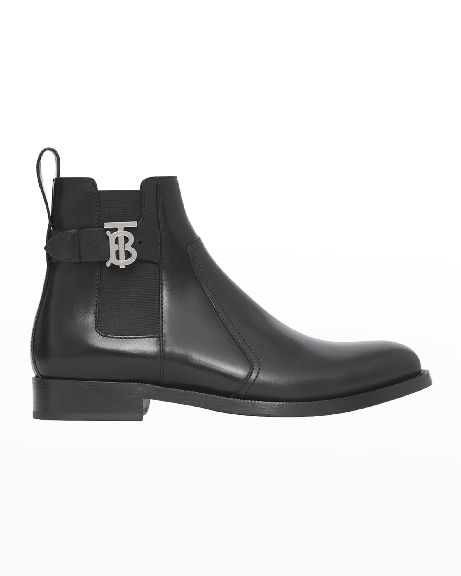 Burberry Men's Luke Leather Chelsea Boots | Neiman Marcus