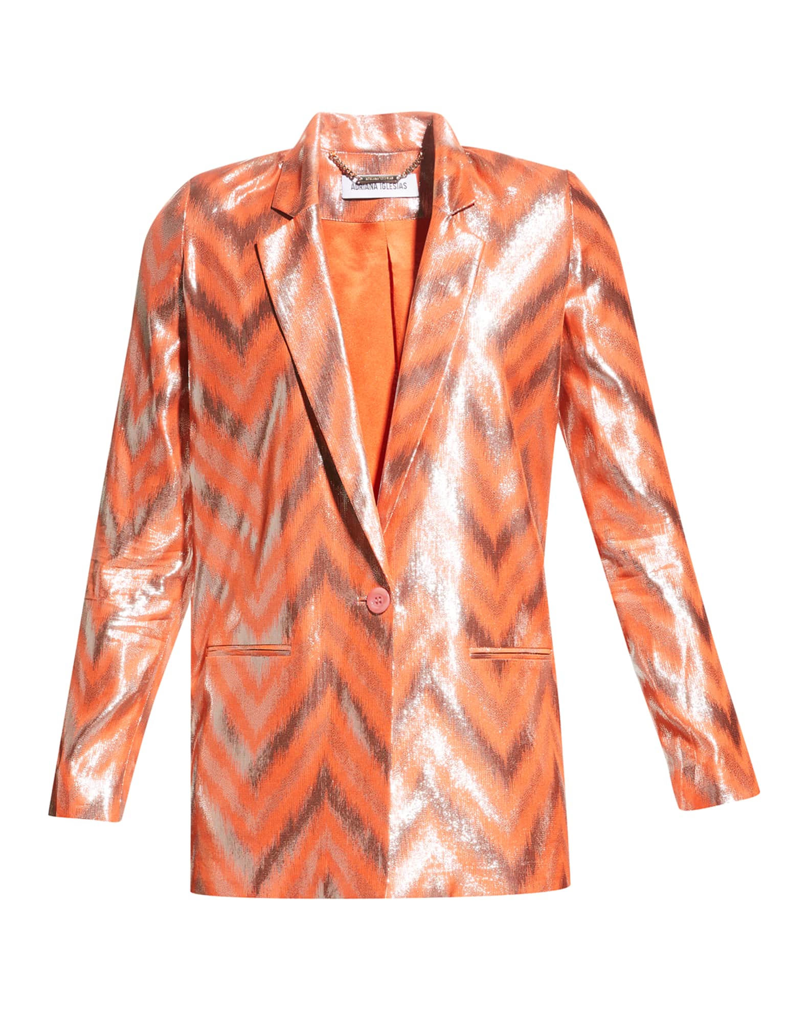 Adriana Metallic Suit Set | Neiman Marcus