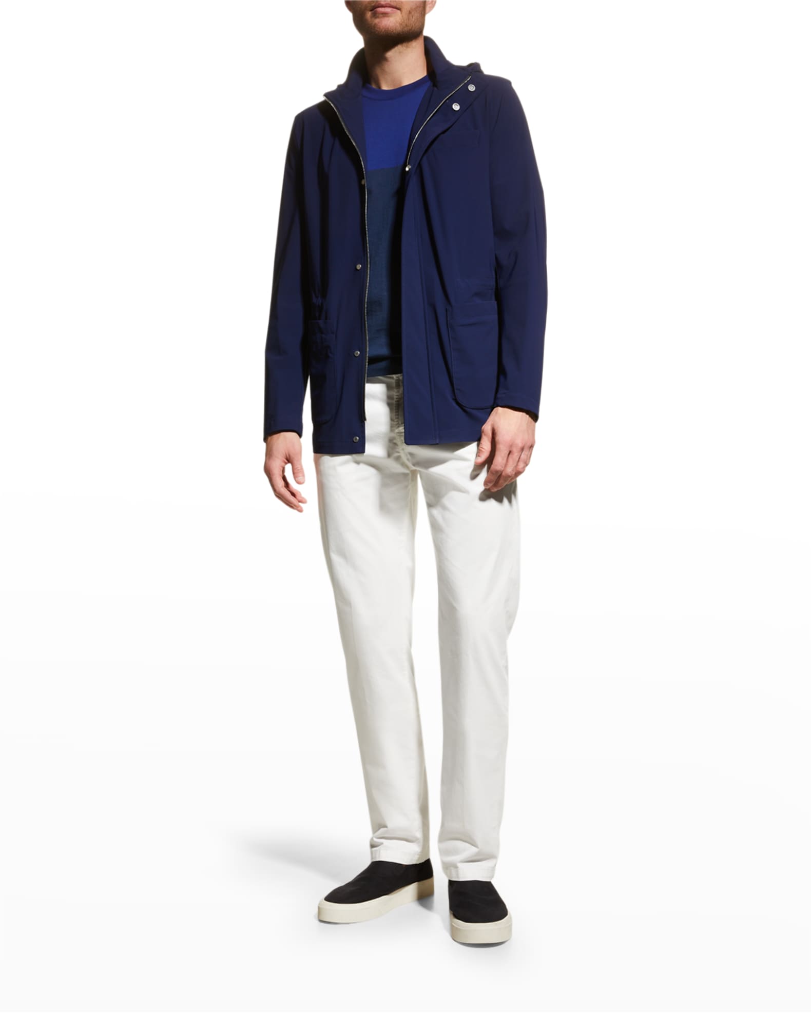 Kiton Men's Field Jacket | Neiman Marcus