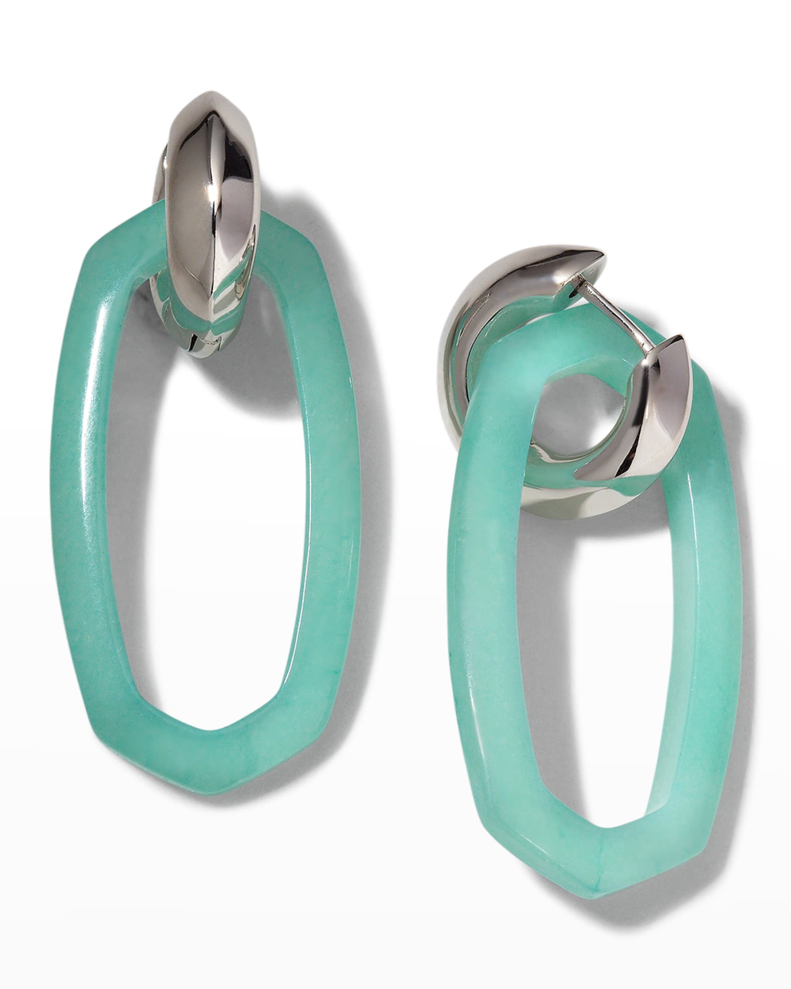 Kendra Scott Danielle Link Earrings, Amazonite | Neiman Marcus