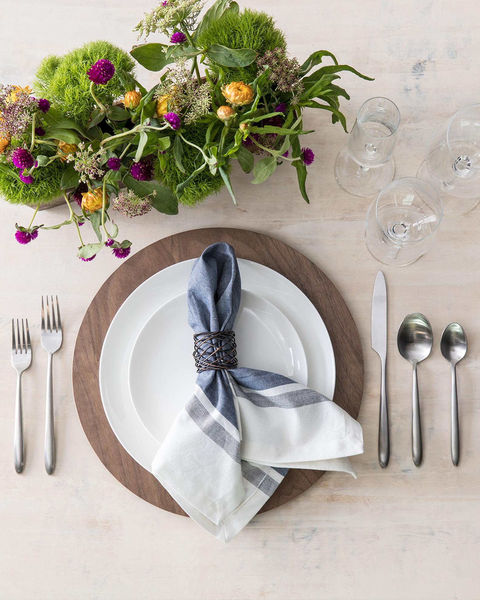 Fortessa Velo Brushed Stainless Steel 20-Piece Flatware set | Neiman Marcus
