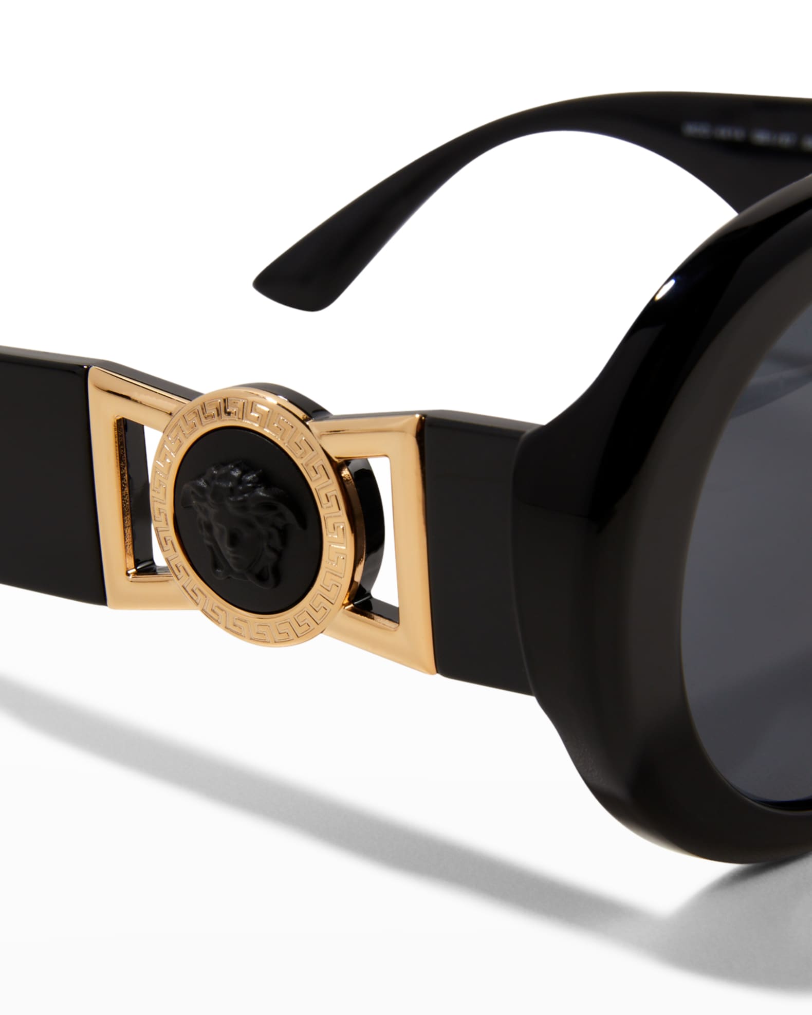 Versace Medusa Round Acetate Sunglasses | Neiman Marcus