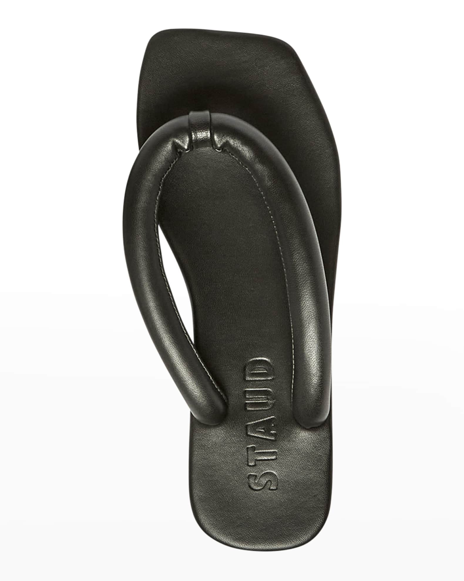 Staud Rio Padded Thong Flat Sandals | Neiman Marcus