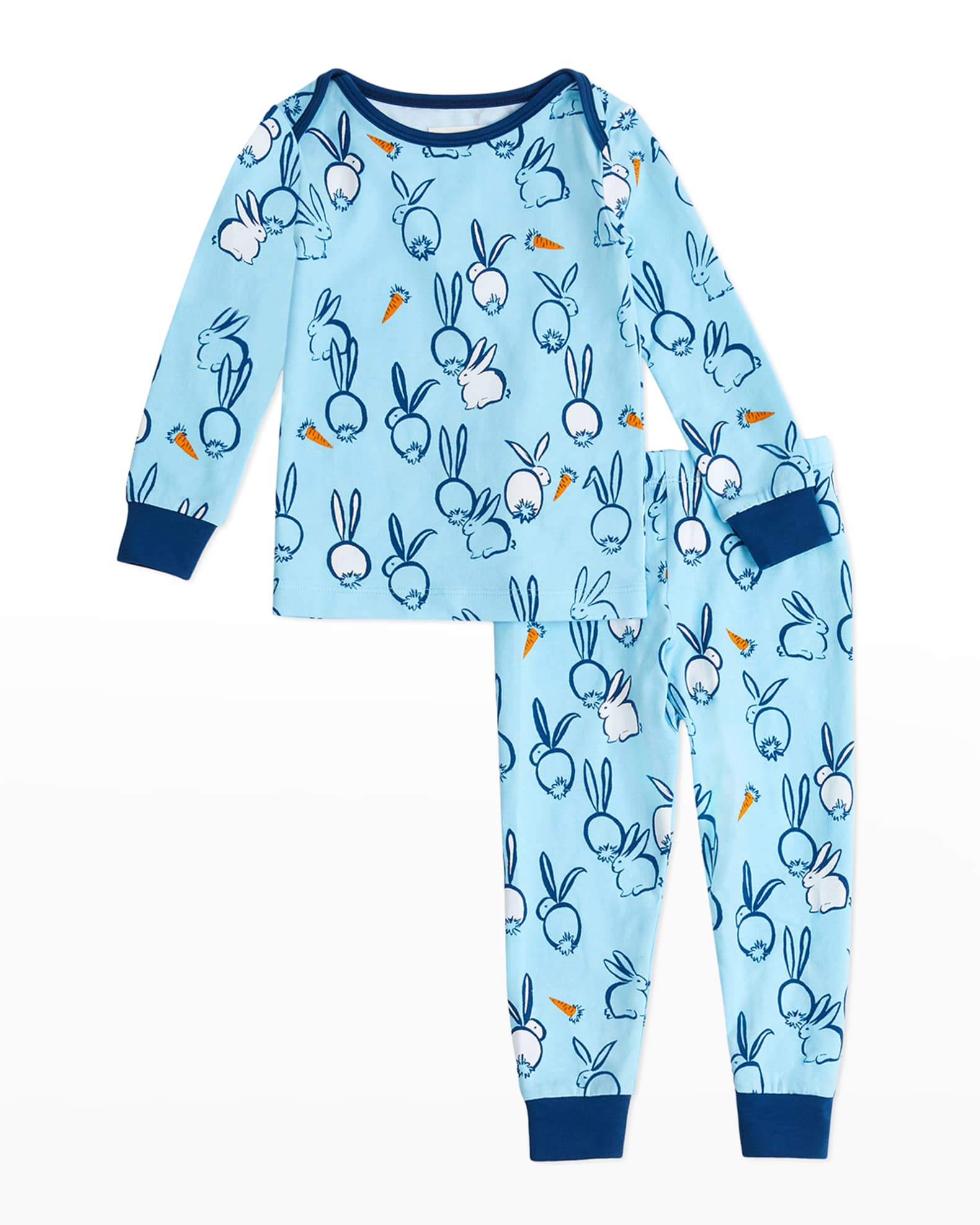 NMX LS Bunny Multiply 2 PC Kids PJ Set | Neiman Marcus