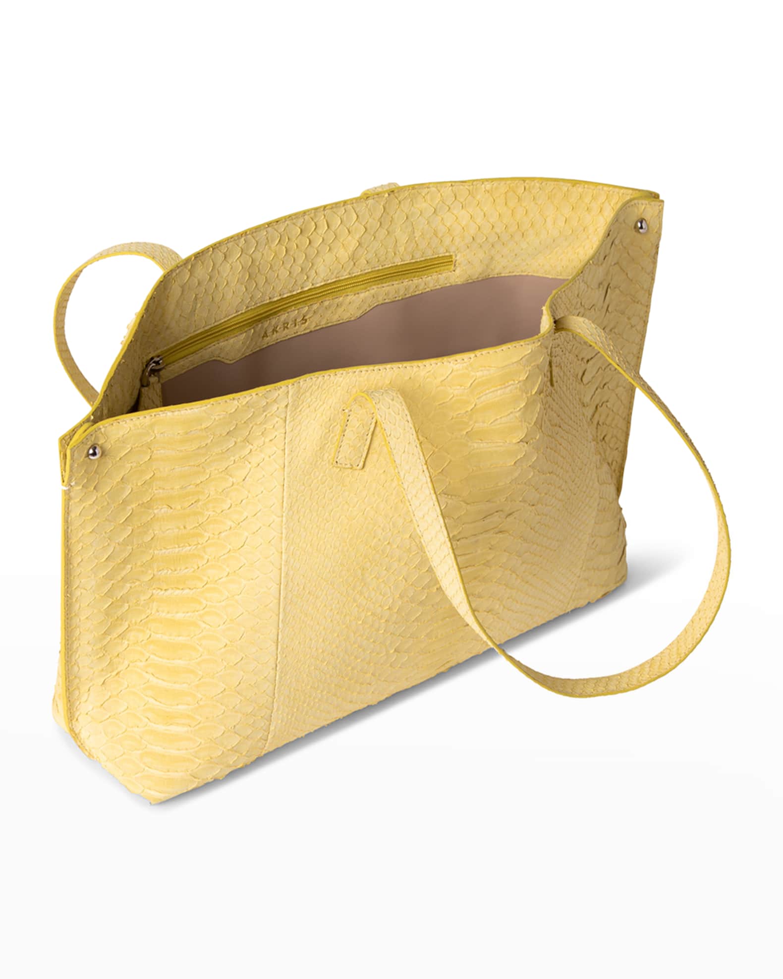 Akris Ai Small Python Convertible Shoulder Bag | Neiman Marcus