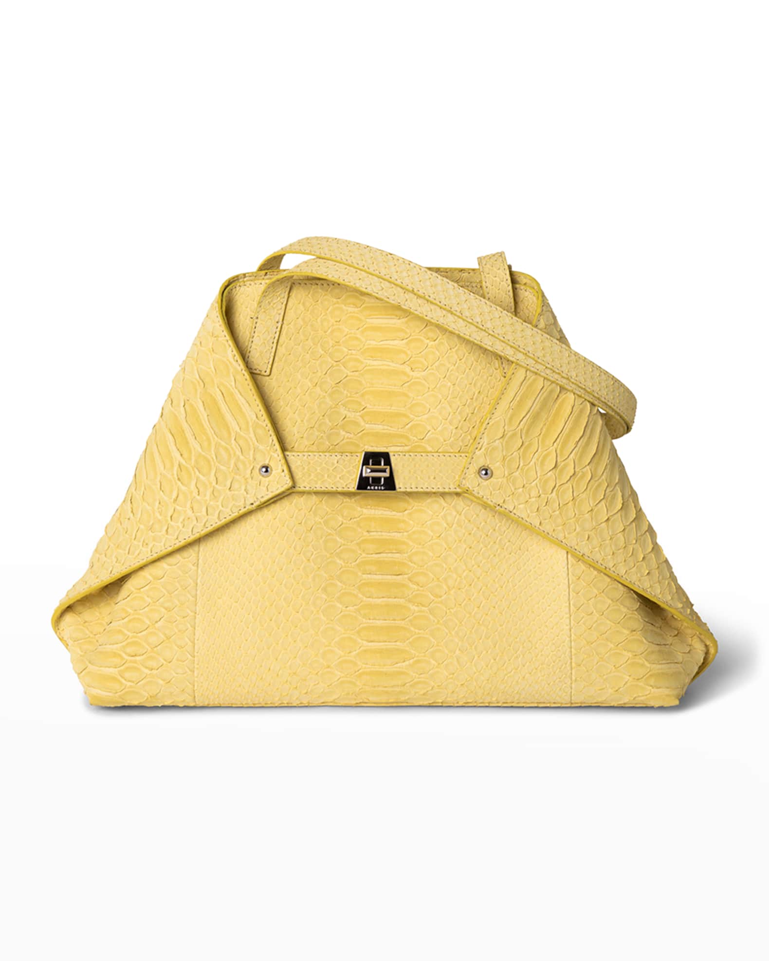 Akris Ai Small Python Convertible Shoulder Bag | Neiman Marcus
